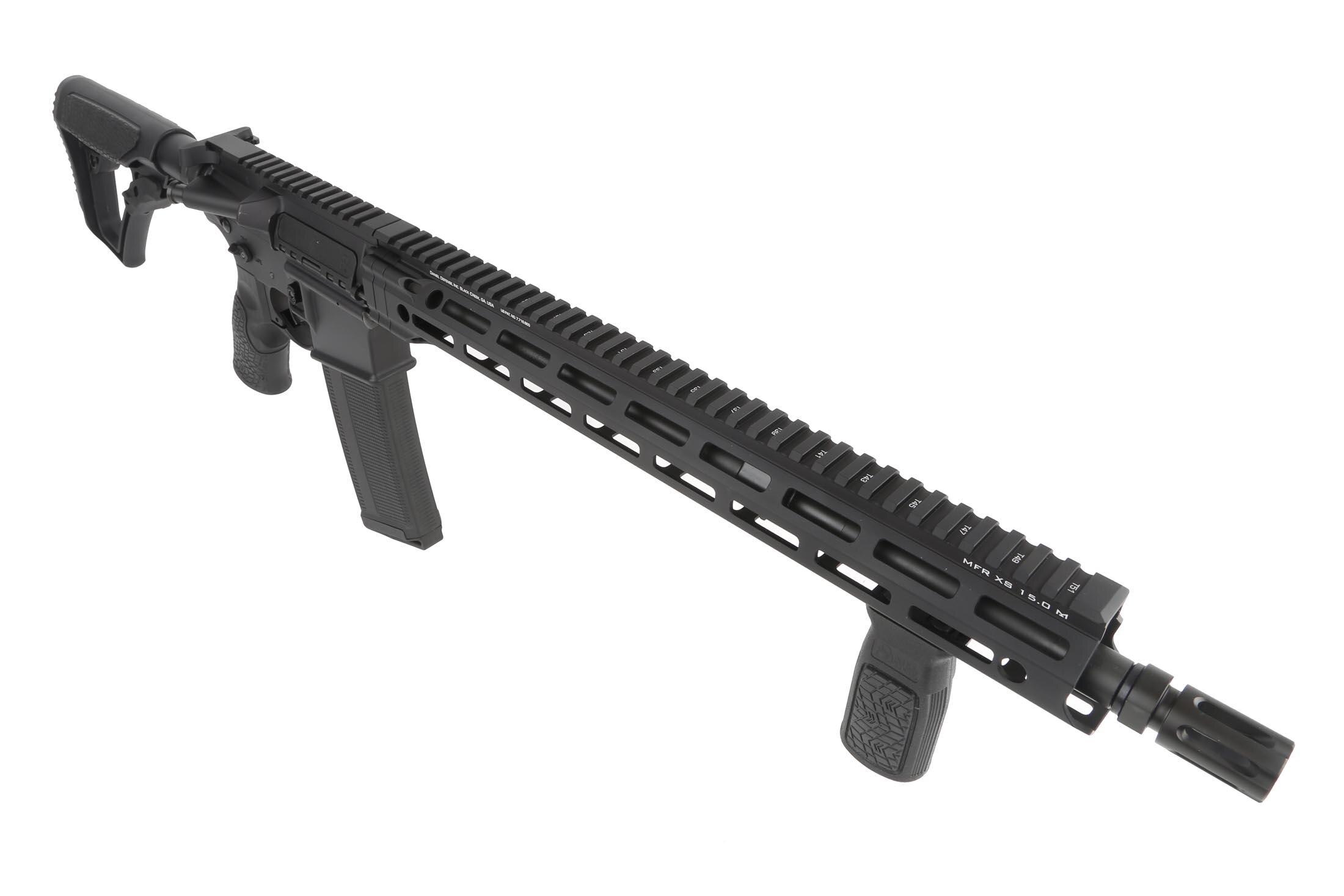Daniel Defense 16" 5.56 DDM4v7 Rifle with 15" MFR XS M-LOK Rail - Black ...