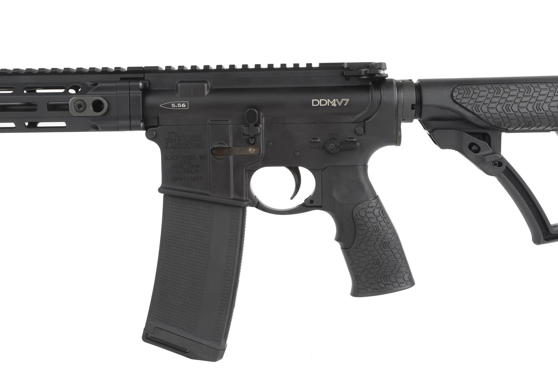 Daniel Defense 16" 5.56 DDM4v7 Rifle with 15" MFR XS M-LOK Rail - Black ...