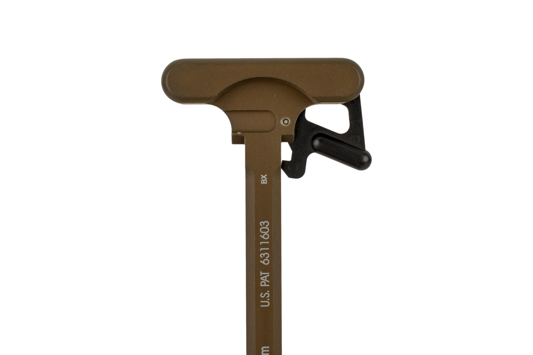 PRI M84 Gas Buster Charging Handle with Military Big Latch - FDE 05-0031-DE