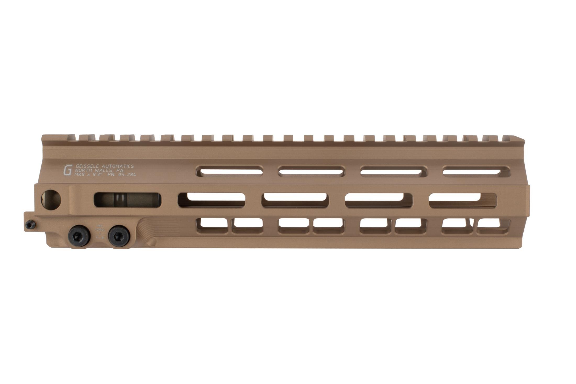 Geissele Automatics Super Modular MK8 Handguard M-LOK - Desert Dirt - 9 ...