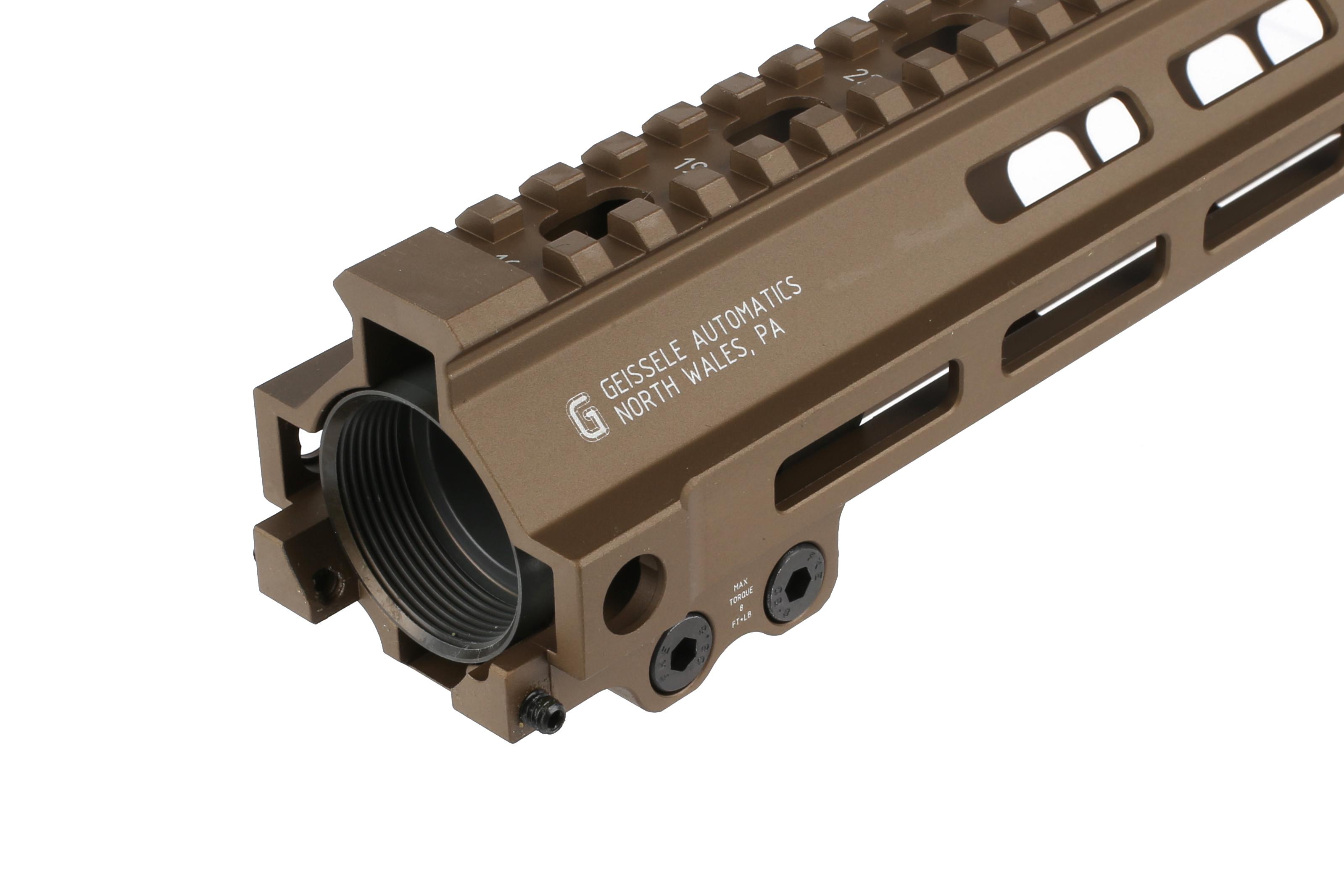 Geissele Automatics Super Modular MK8 Handguard M-LOK - Desert Dirt - 9 ...