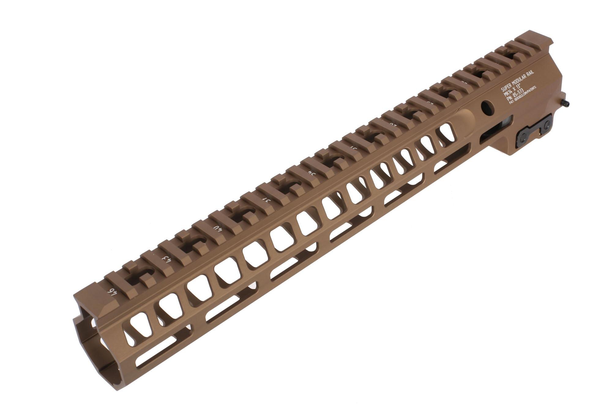 Geissele Automatics Super Modular MK14 13" Rail Handguard - M-LOK ...
