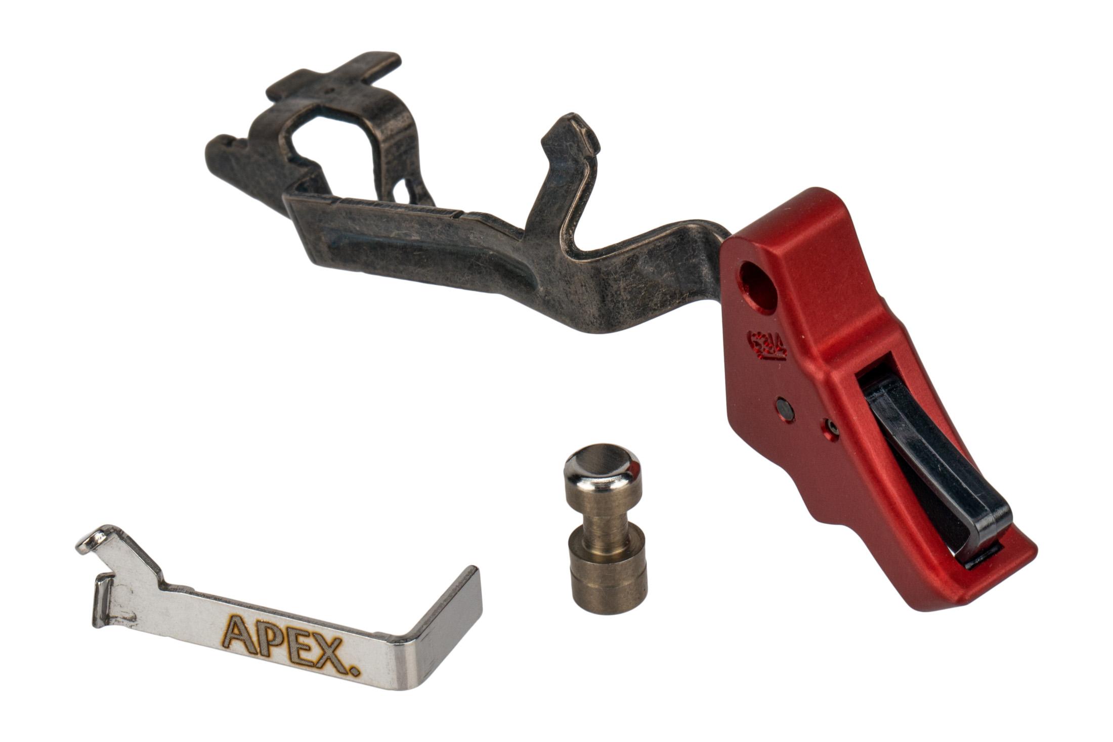 Apex Tactical Glock Action Enhancement Trigger Kit - Red 102-155