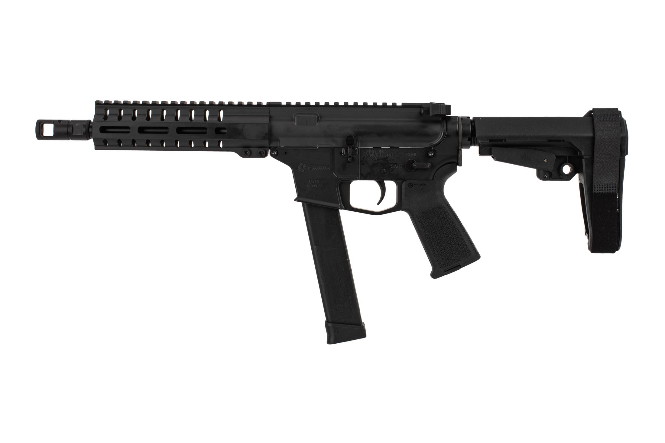 CMMG Banshee 300 Mk10 10mm AR Pistol Graphite Black - 8" 10A428C-GB