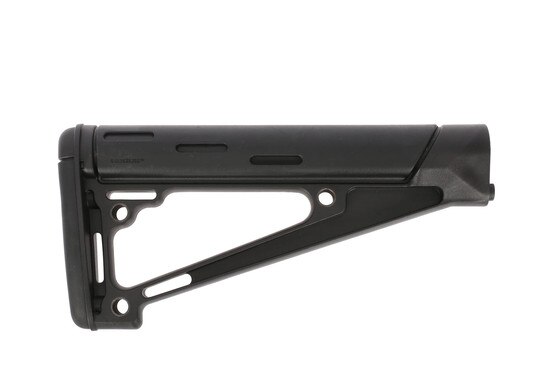 Hogue AR-15 OverMolded Fixed Buttstock - Fits A2 Buffer Tube - Black