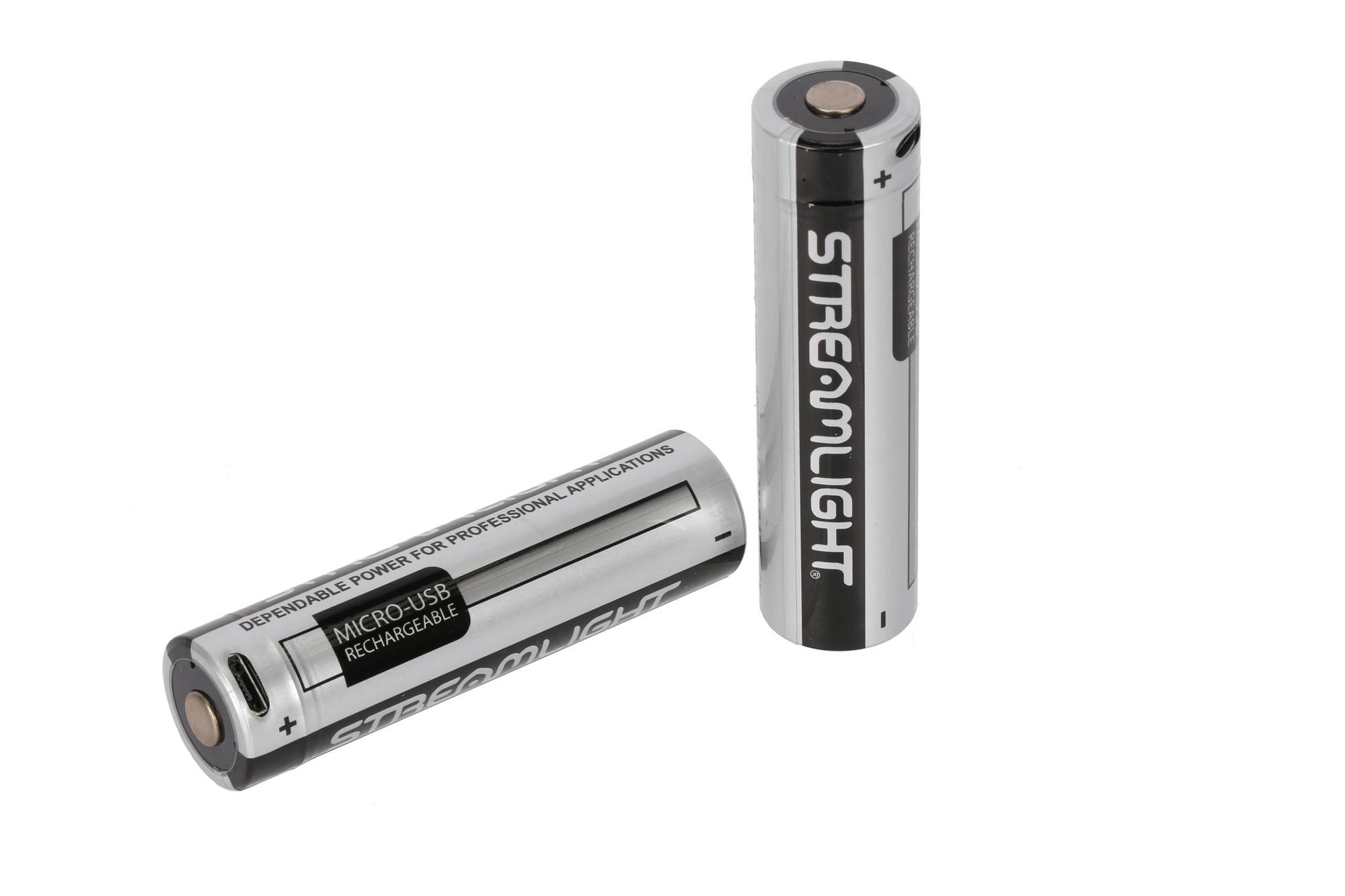 Streamlight 18650 USB Battery - 2-Pack 22102