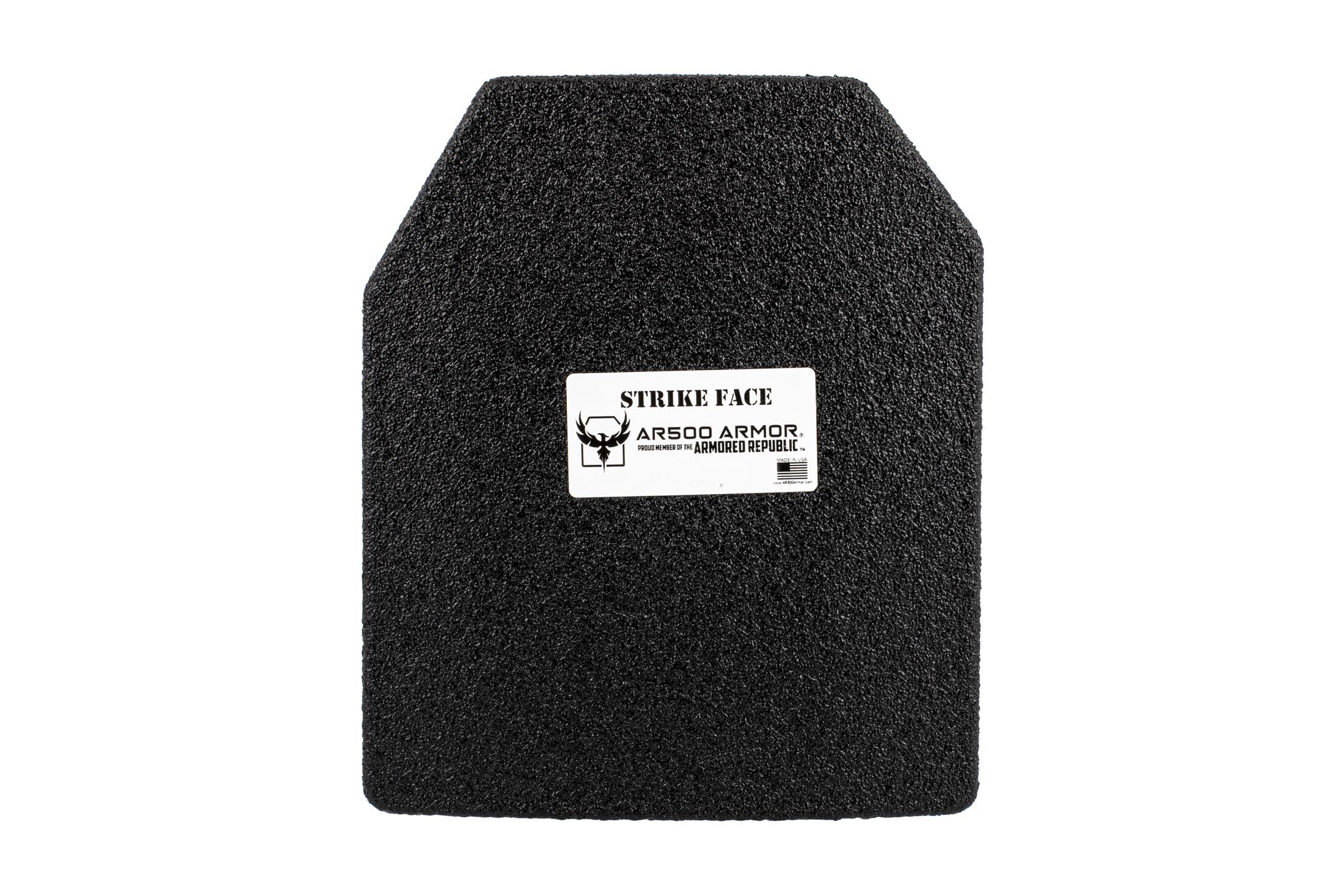 AR500 Armor 10" x 12" Level III Curved ASC Plate - Line-X 310X12CB