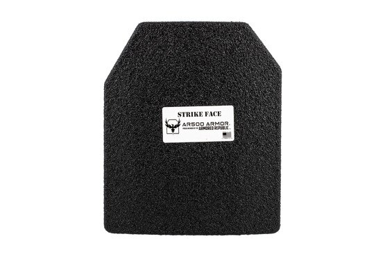 AR500 Armor 10" x 12" Level III Curved ASC Plate - Line-X