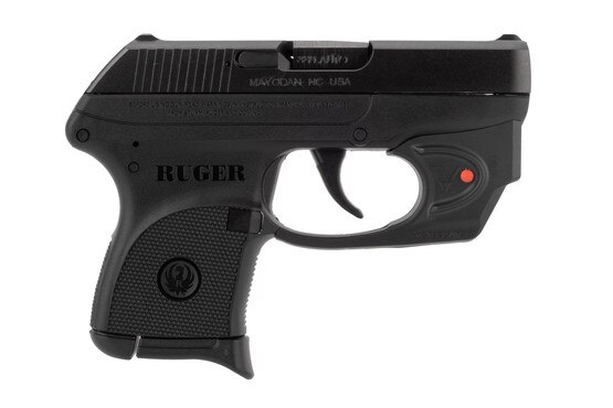 Ruger LCP 380 ACP Sub Compact Pistol with Viridian Red Laser - Black ...