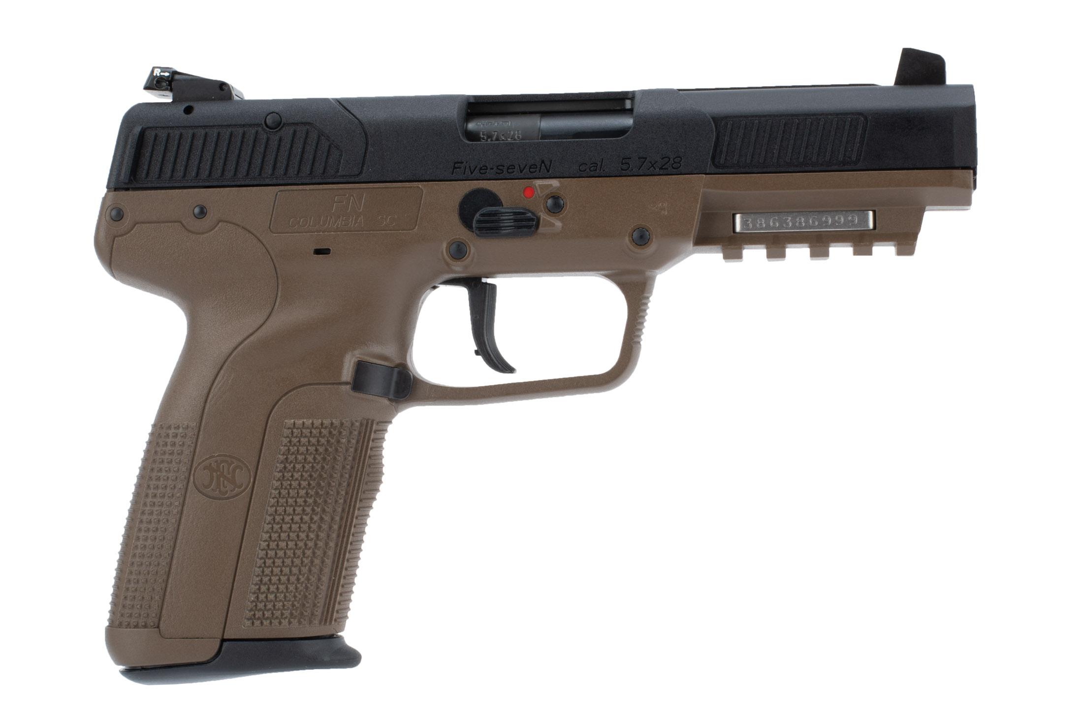 FN Five-seveN 5.7x28mm Pistol - 20 Round - FDE 3868929350