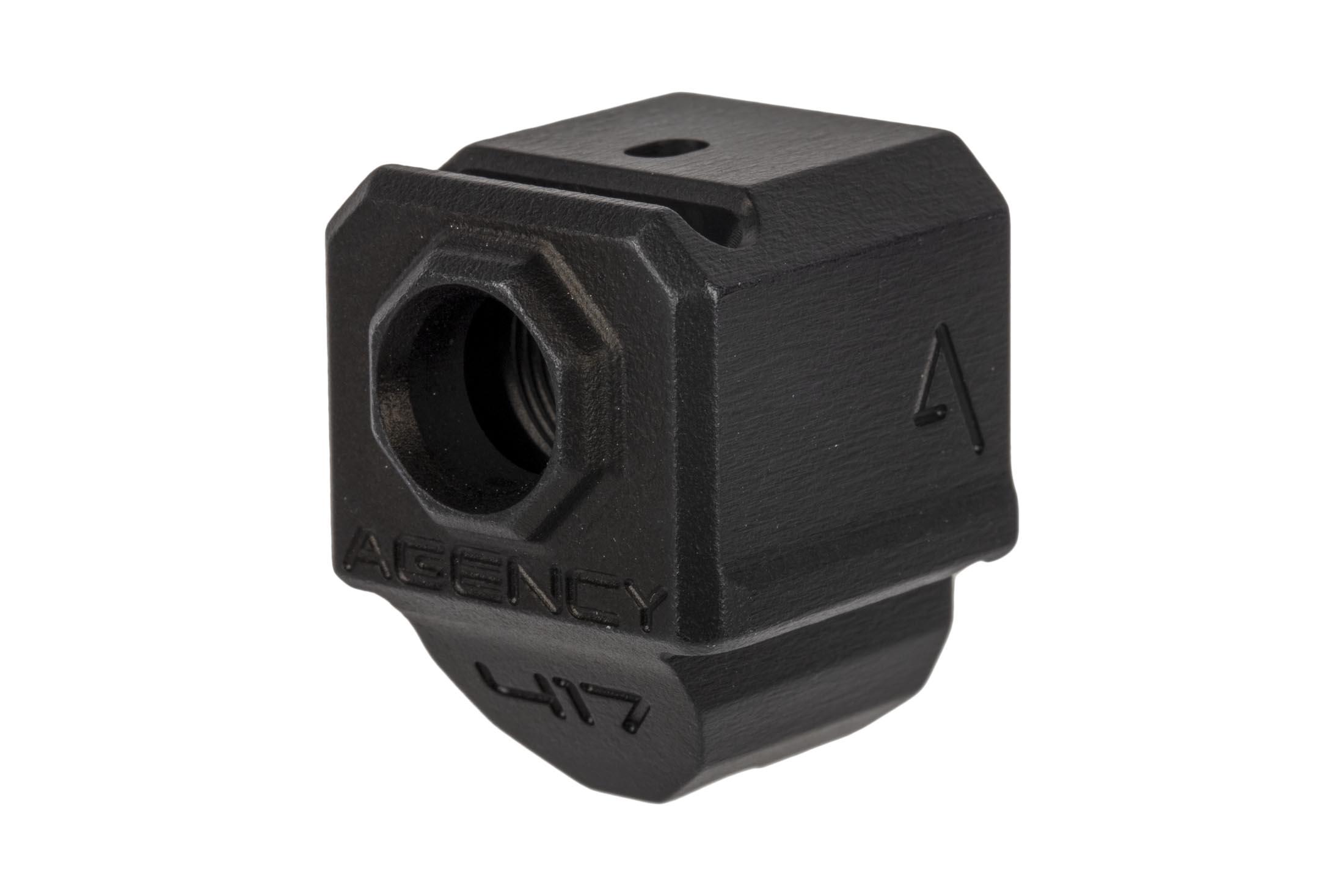 Agency Arms 417 Single Port Glock Compensator 17/19/34 Gen4 Compatible ...