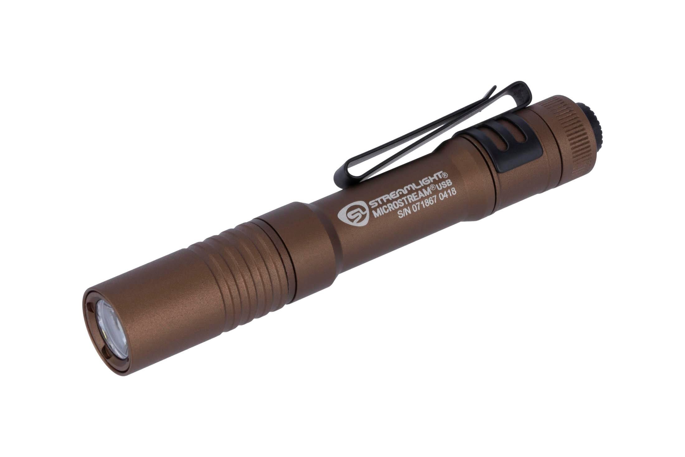 Streamlight MicroStream USB Charging LED Flashlight - Coyote 66608