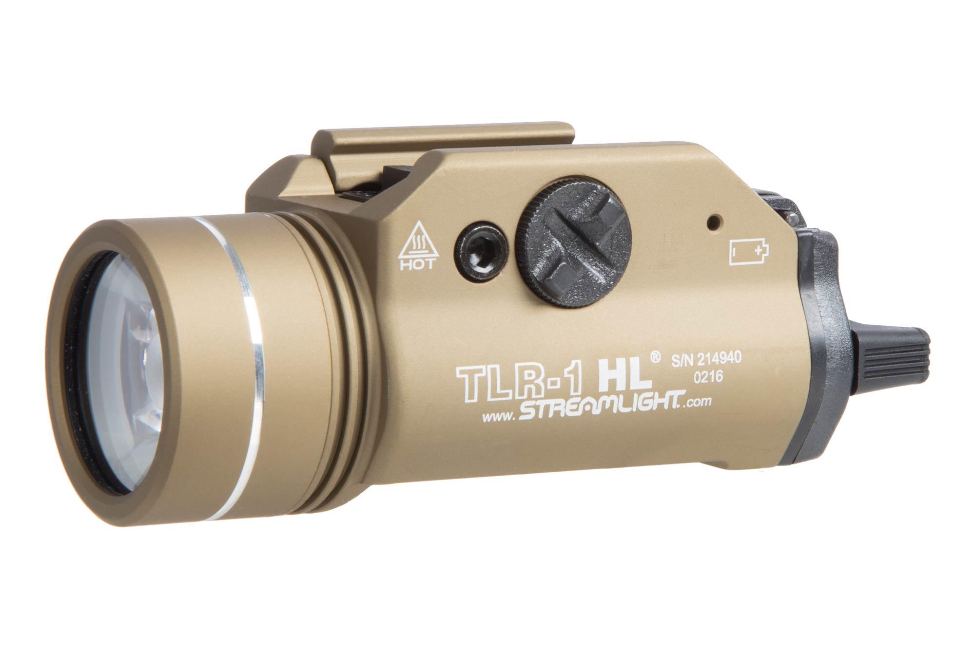 Streamlight TLR-1 HL 800 Lumen Tactical Weapon Light - Flat Dark Earth ...