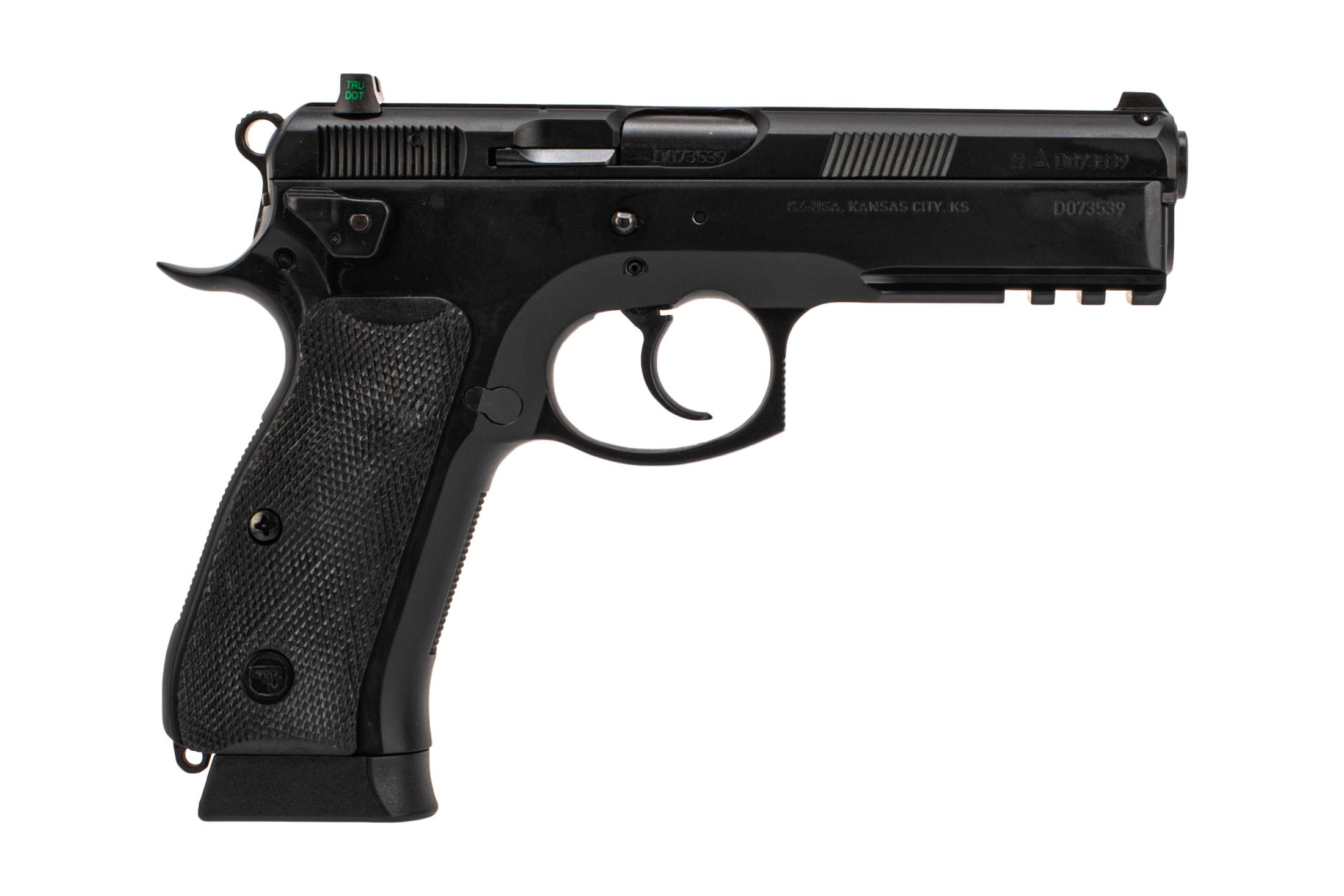 CZ 75 SP01 Tactical Full Size 9mm Pistol 18 Round - Decocker 91153