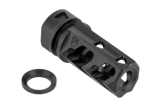 Fortis Control 9mm Muzzle Brake 1/2x36 - Black