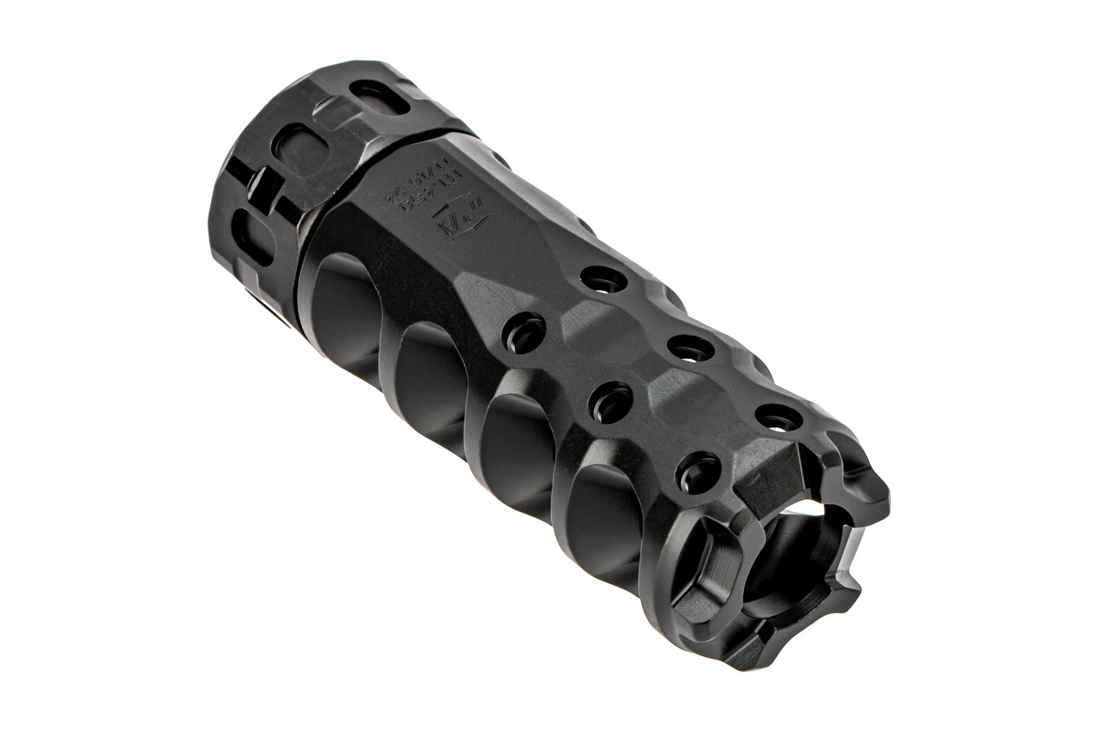 Precision Armament HYPERTAP® .450 Muzzle Brake - 11/64x24 - Black A04674