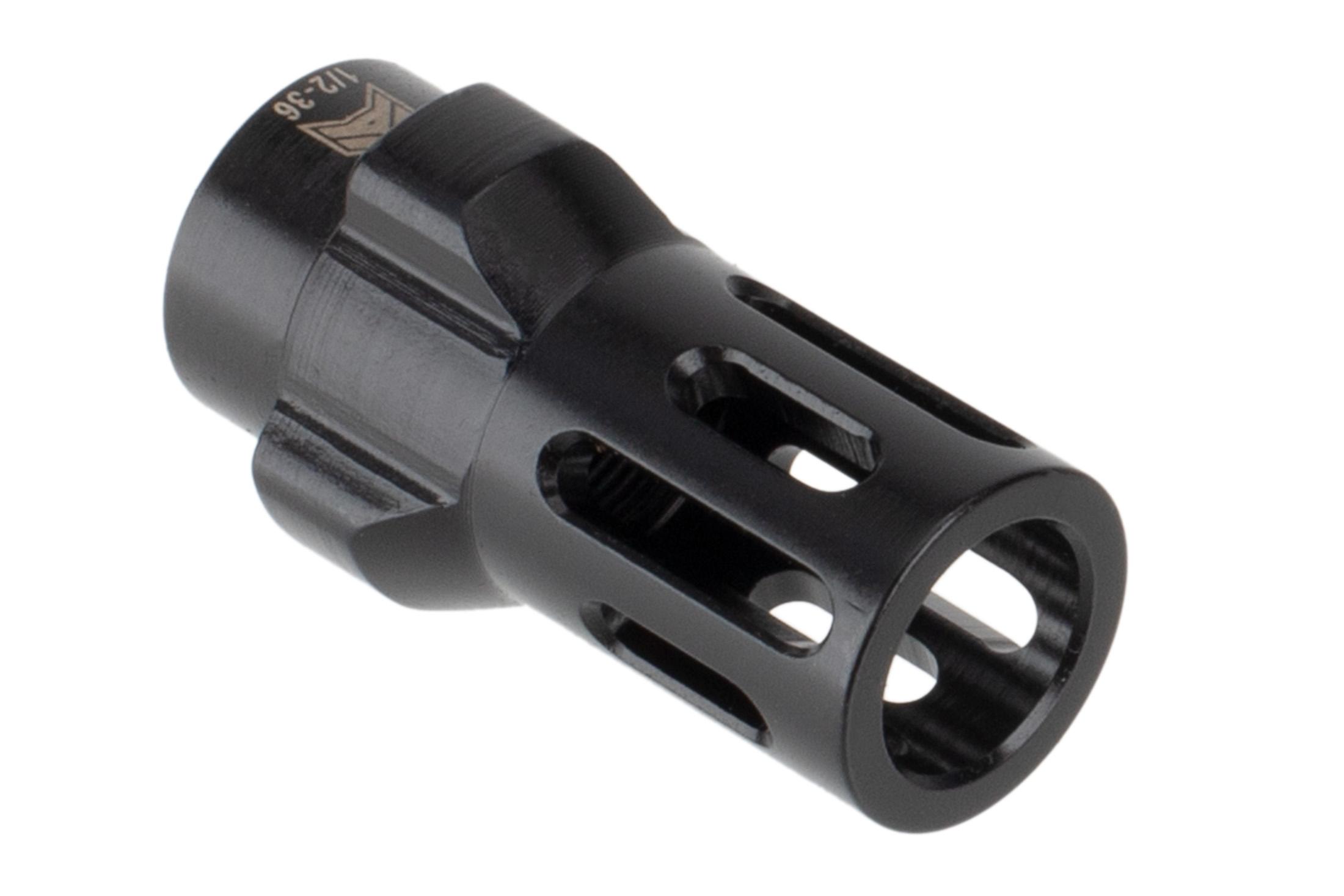 Angstadt Arms 3-Lug 9mm Flash Hider - 1/2x36 AA093LHB36