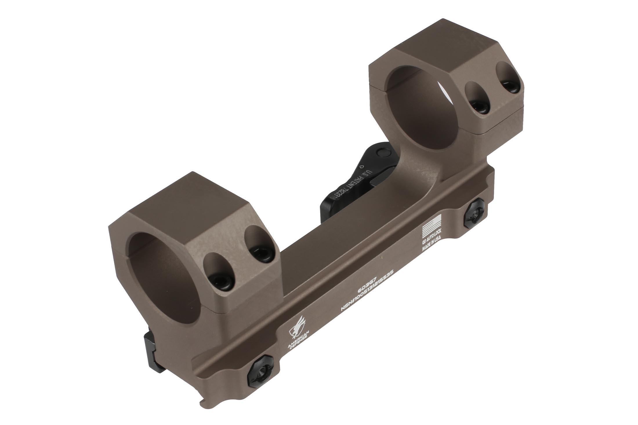 American Defense Delta Quick Detach 30mm Scope Mount - Flat Dark Earth ...