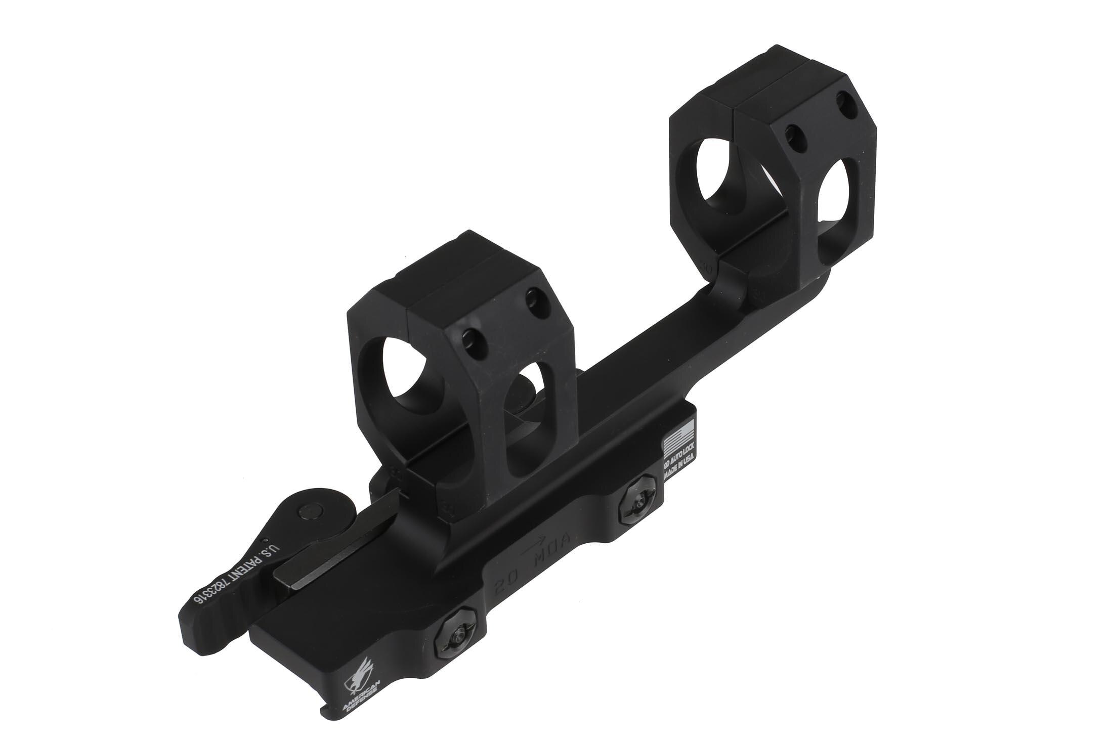 American Defense Recon Quick Detach 30mm Scope Mount - 20 MOA - Black ...