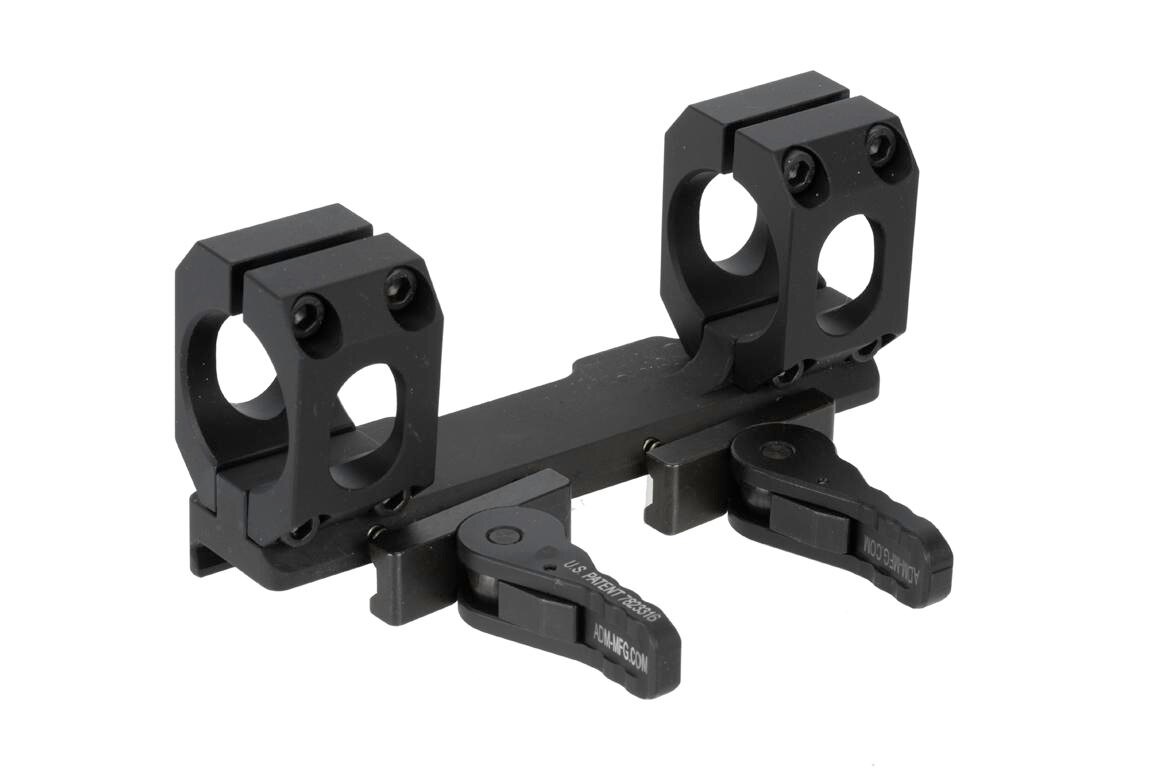 American Defense Recon Straight Low Quick Detach 1" Scope Mount - Black ...