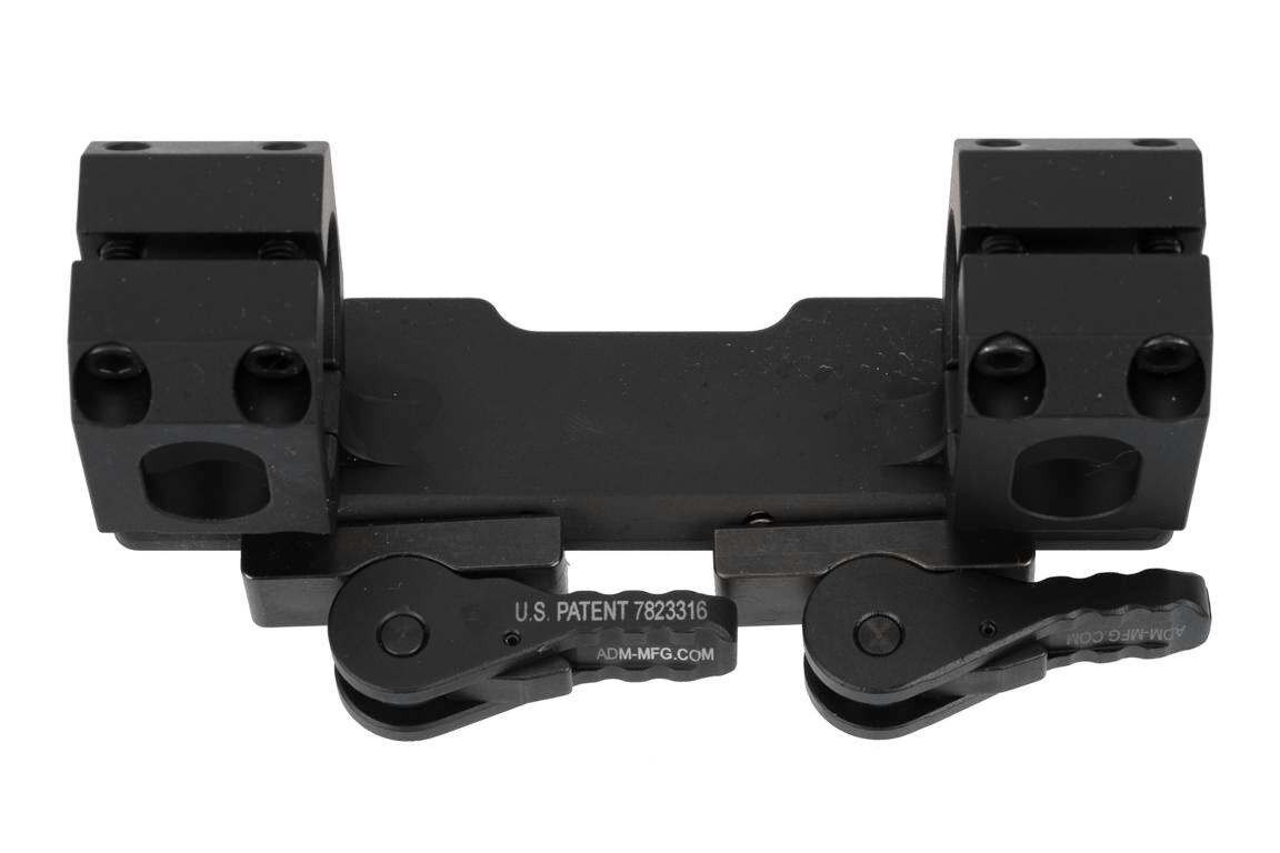 American Defense Recon Straight Low Quick Detach 1" Scope Mount - Black ...