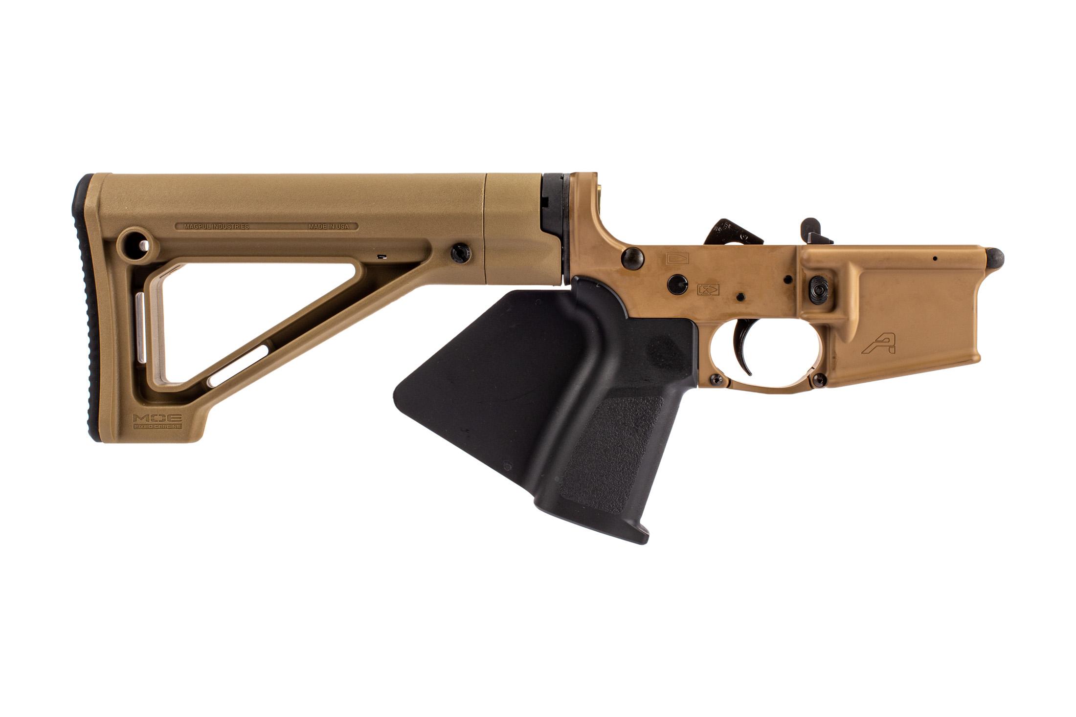 Aero Precision AR-15 Featureless Complete Lower Receiver - Magpul Fixed ...