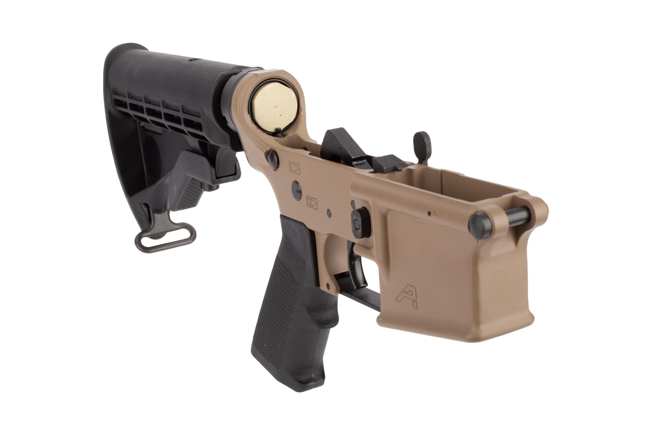Aero Precision AR-15 Standard Complete Lower Receiver - FDE APAR501351