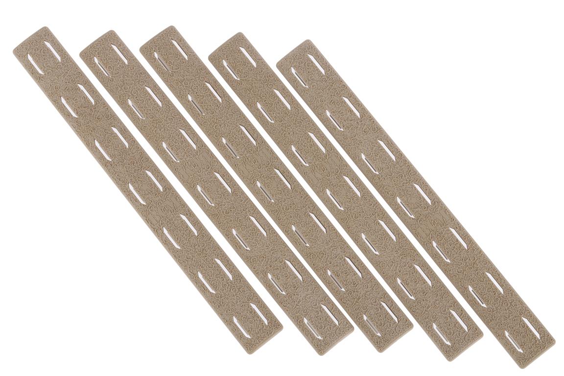 Bravo Company Manufacturing 5.5" M-LOK Rail Panel Kit - 5 Pack - FDE ...