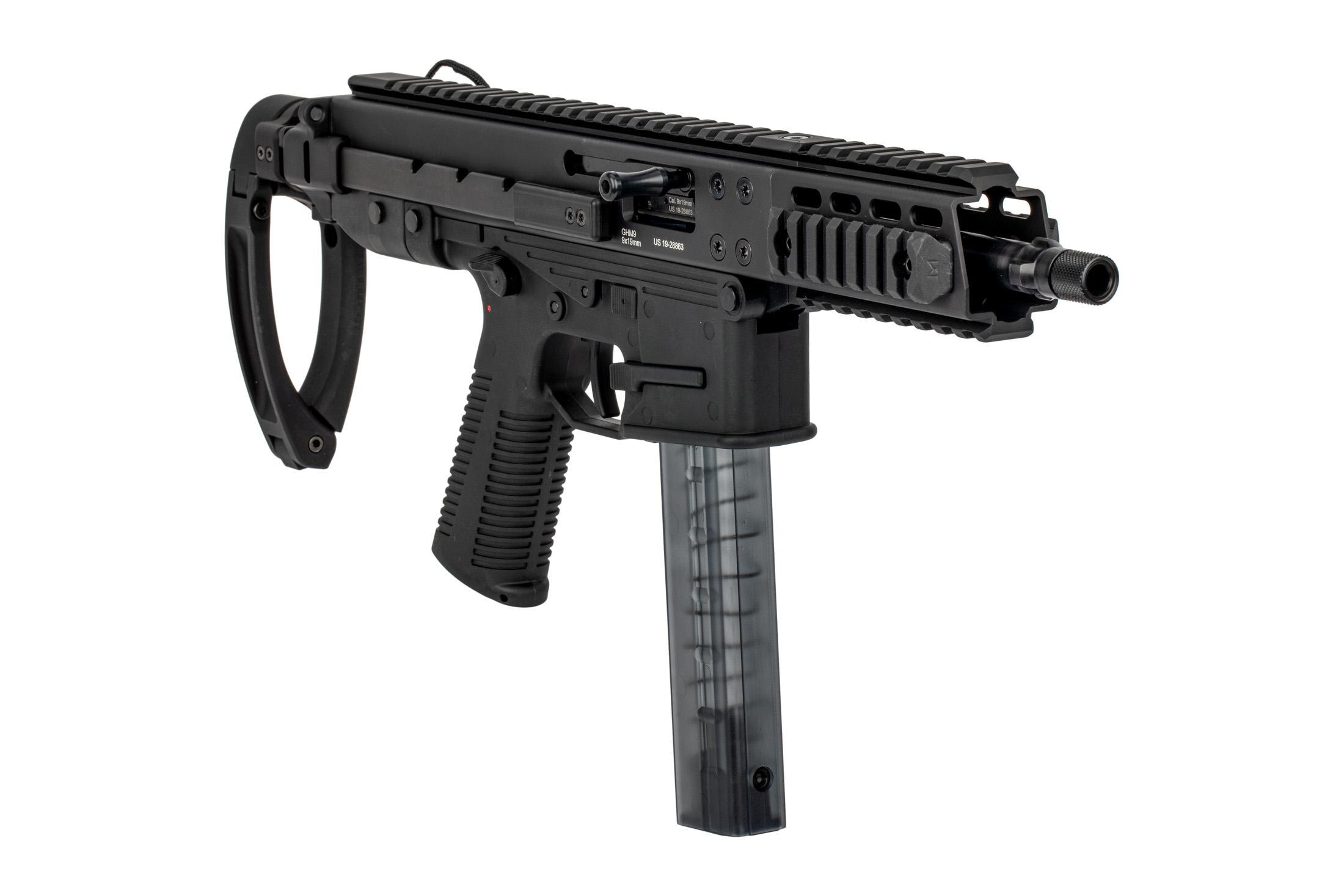 B&T GHM9 Gen2 9mm Pistol with Tailhook Brace - 6.8" BT-450002-2WB