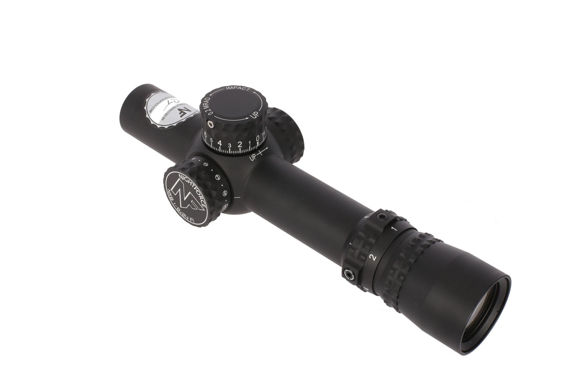 Nightforce Optics NX8 1-8x24mm F1 FFP Rifle Scope - FC-Mil Reticle C598