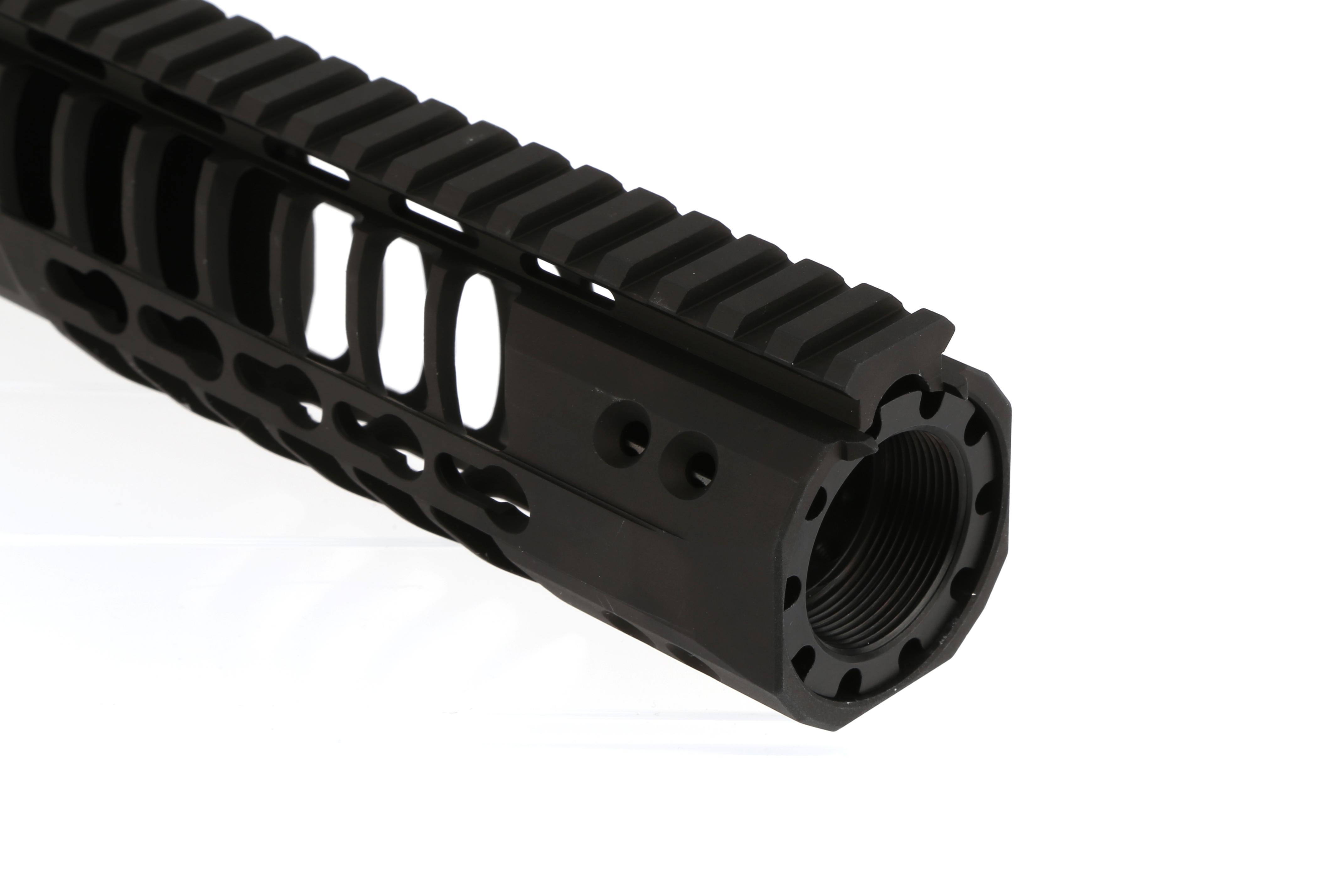F 1 Firearms C7m Contoured Handguard Keymod Black 14 75 C7k 14 Blk