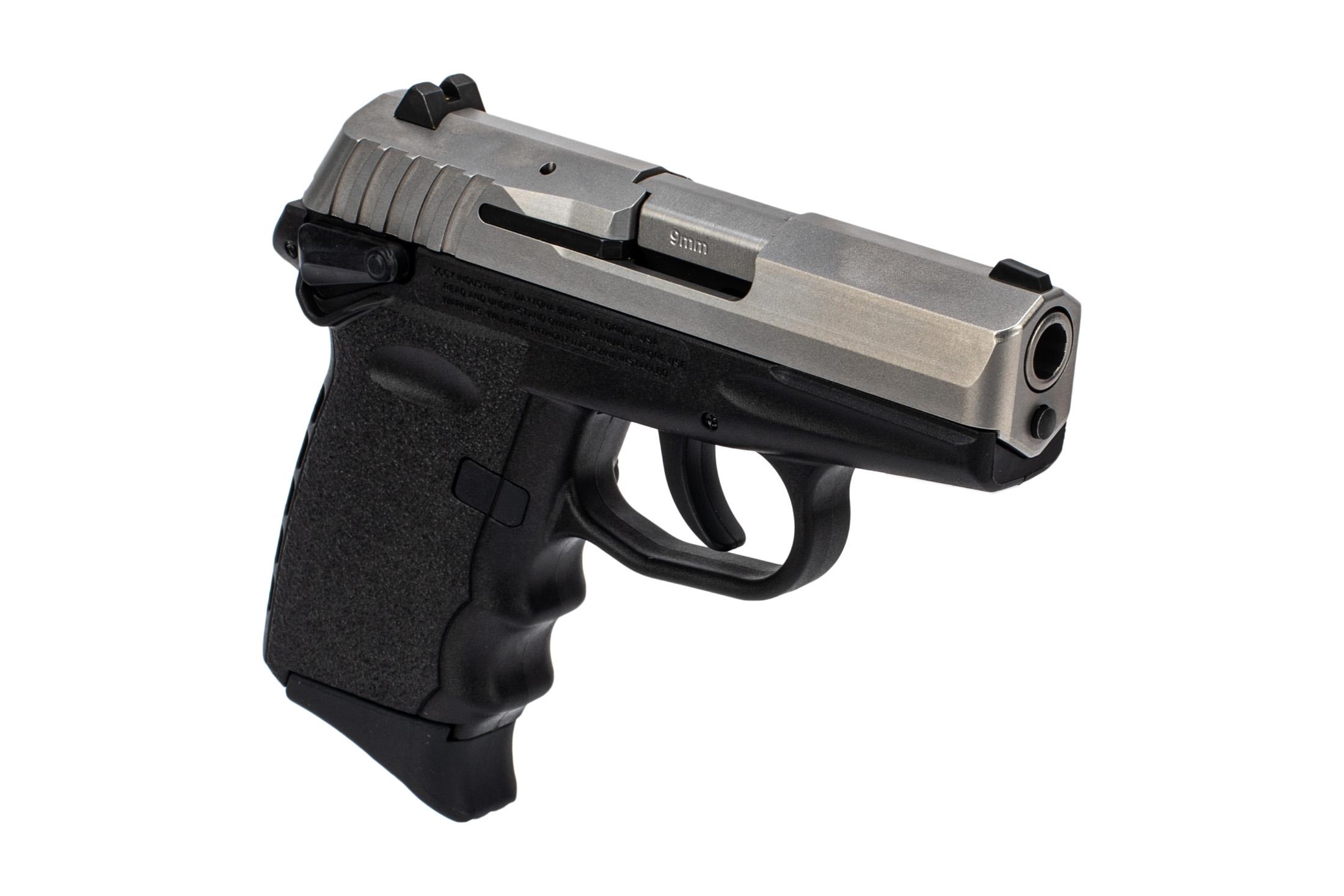 SCCY CPX-1 9mm Pistol with Ambidextrous Safety - Stainless CPX-1TT