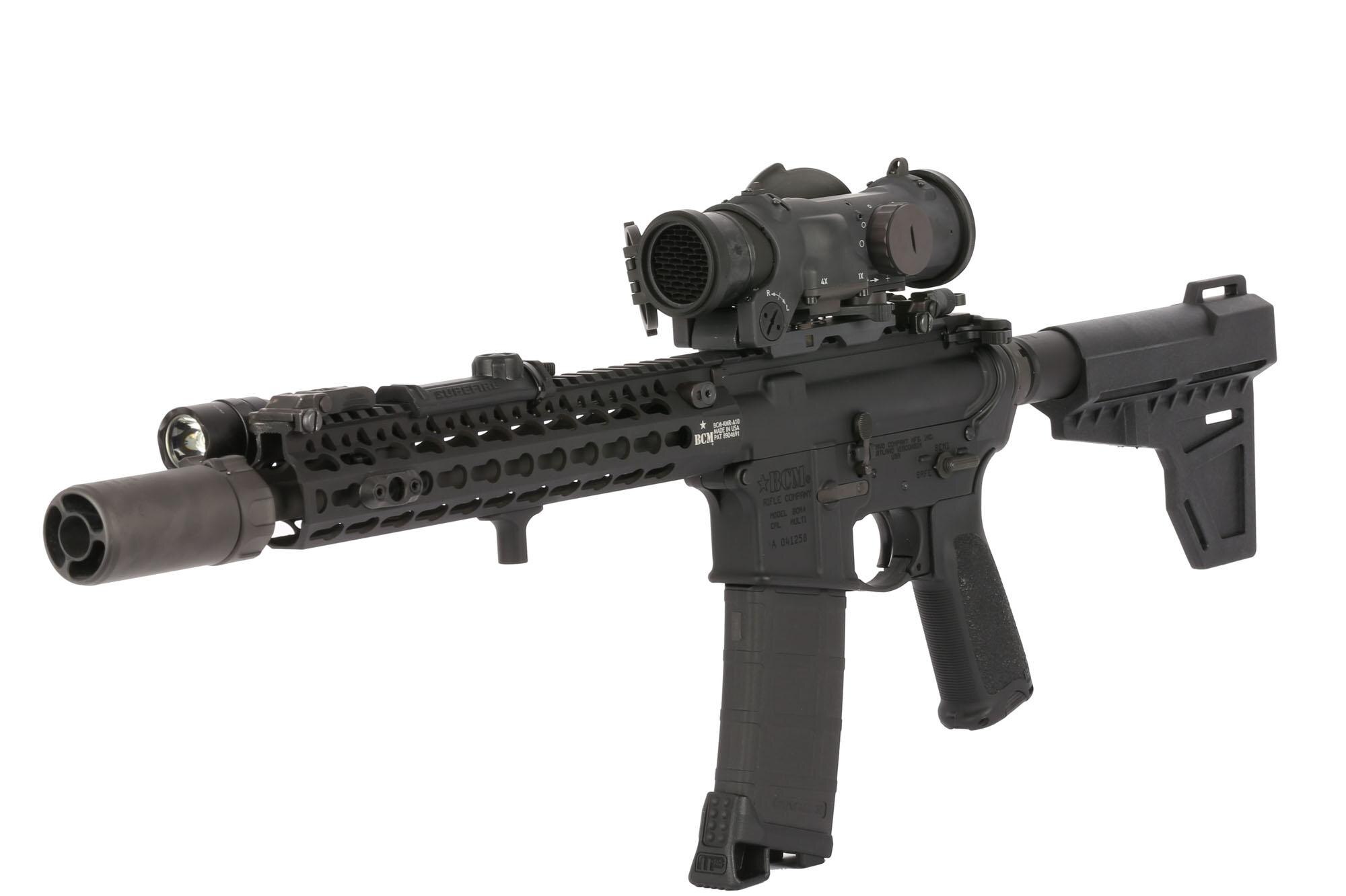 ELCAN SpecterDR Dual Role 1x/4x 5.56 Optical Sight - Black DFOV14-C1