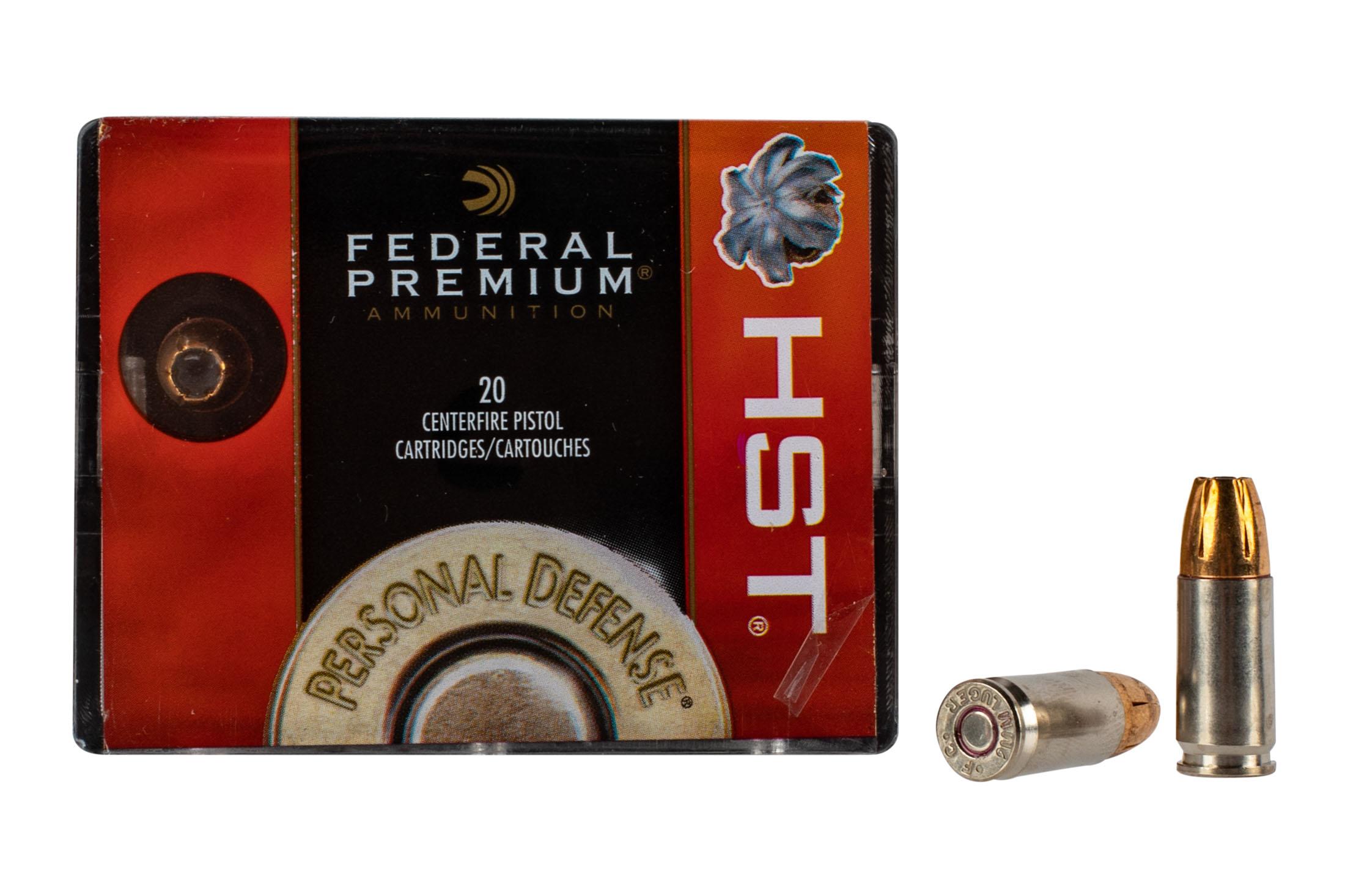 Federal Premium HST 9mm 147gr Jacketed Hollow Point Ammo - Box of 20 ...