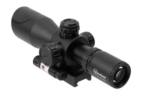 Firefield Barrage 2.5-10x40mm Rifle Scope With Red Laser
