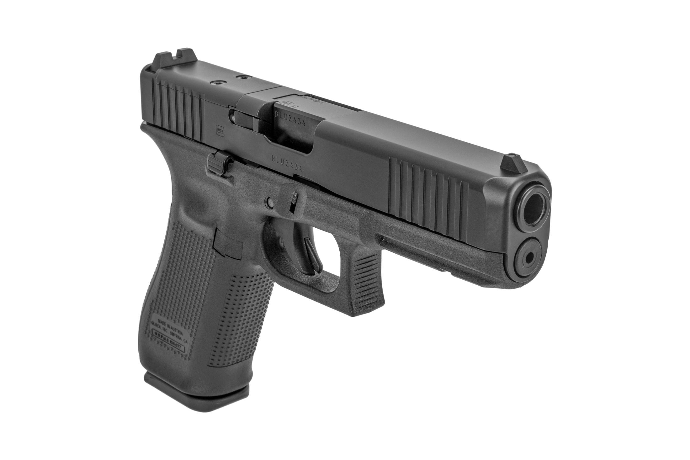 Glock G17 Gen 5 MOS 9mm Full Size 17-Round Handgun 4.49" Barrel - Black ...
