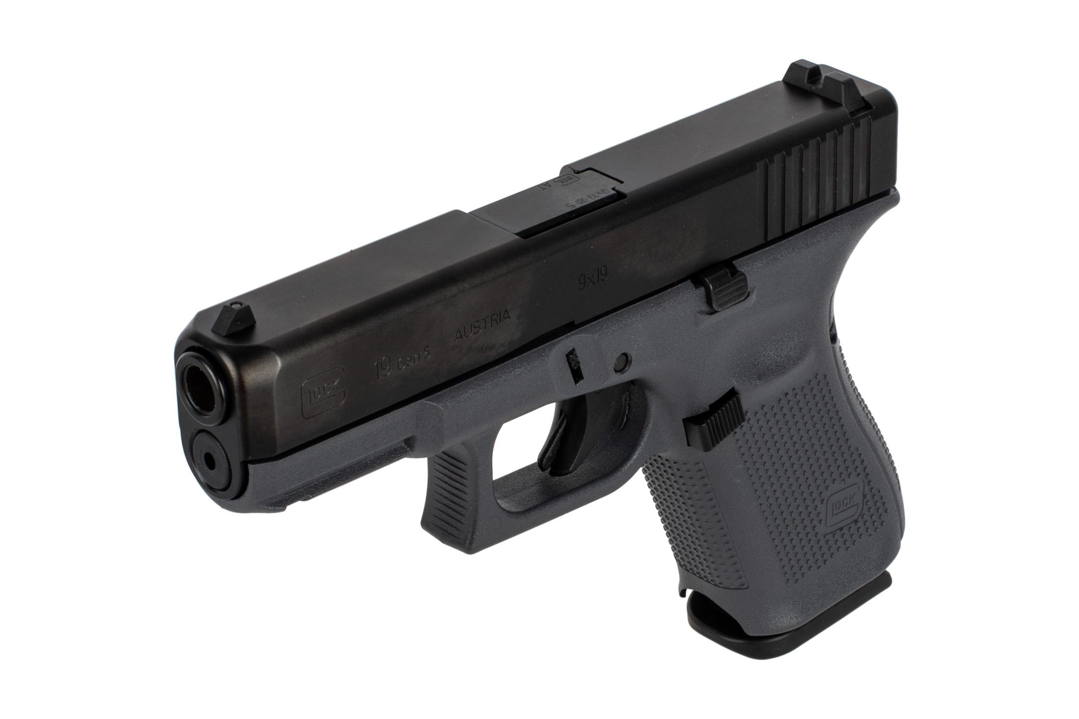 Glock 19 Gen 5 9mm Compact Pistol - Grey GLPA1950203GF