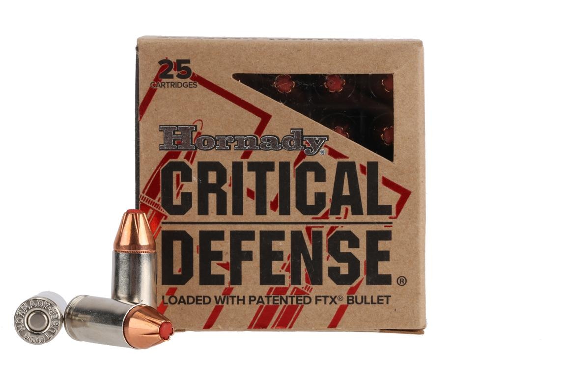 Hornady Critical Defense 9mm Luger 115 gr FTE - Box of 25 H90250