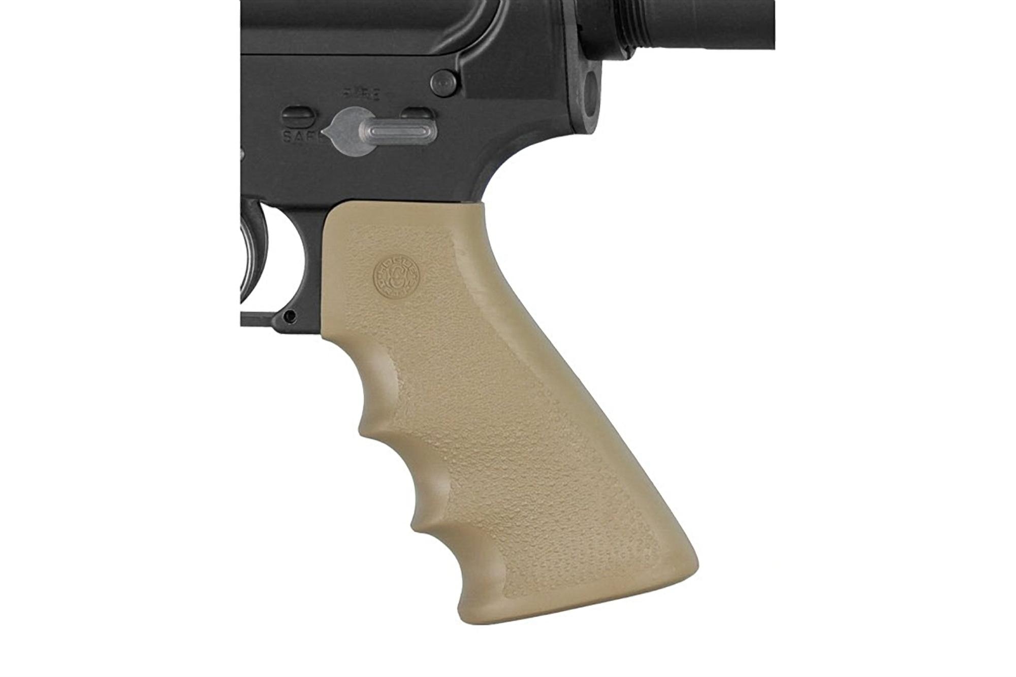 Hogue AR-15 OverMolded Pistol Grip - Finger Grooves - Flat Dark Earth ...
