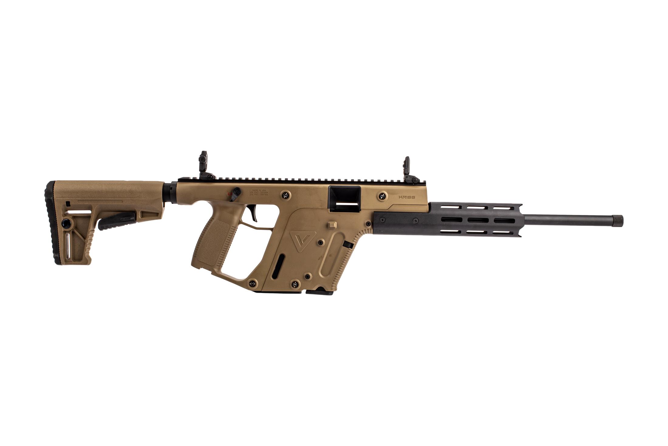 Kriss Vector 22lr Rifle - 10 Round - FDE - 16" KV22-FDL00