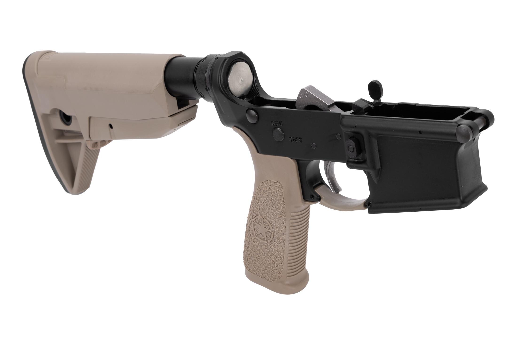 Bravo Company Manufacturing Complete Lower Receiver Assembly - FDE ...