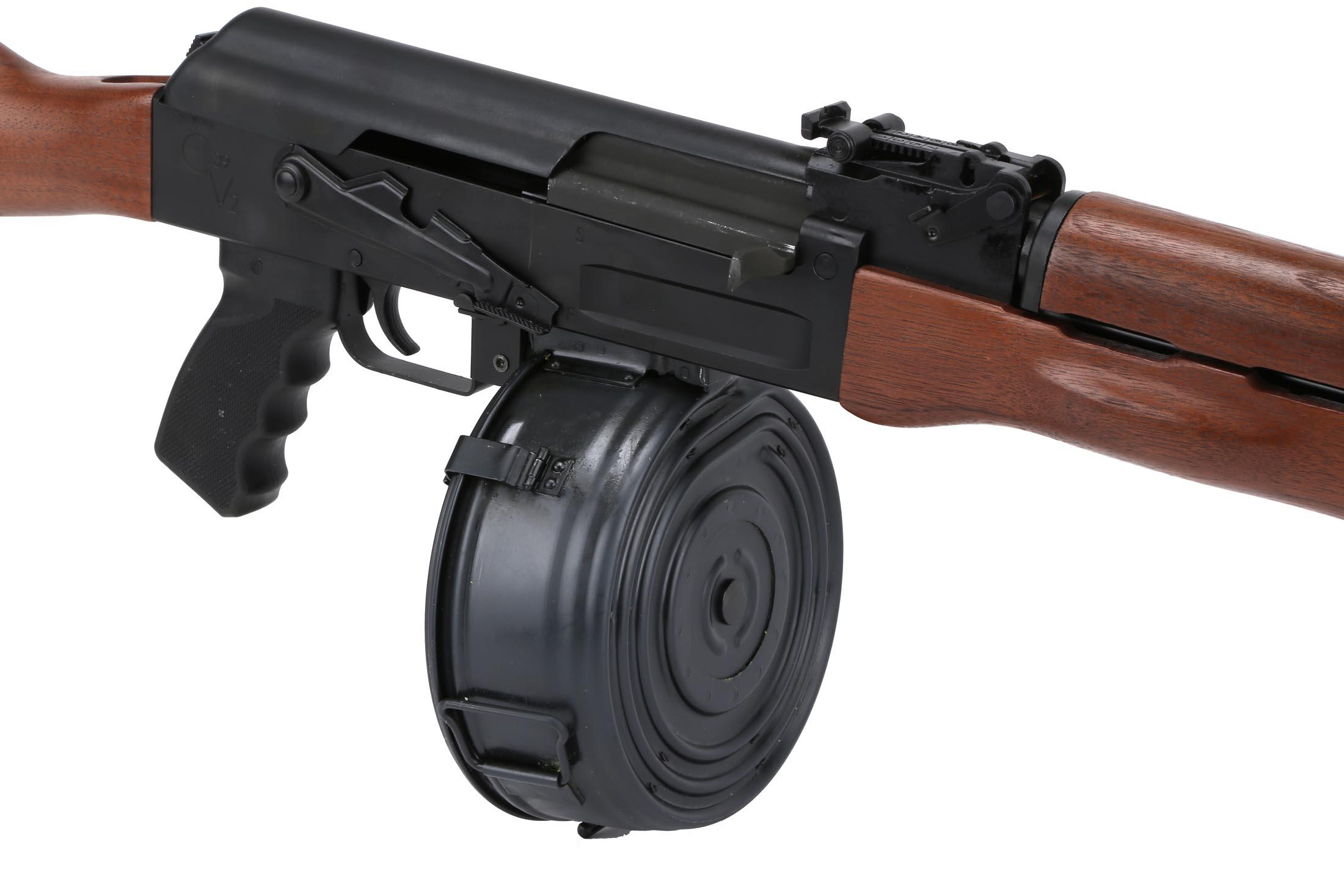 Century Arms Romanian AK Drum Magazine 75 Round - 7.62x39 MAAK78A