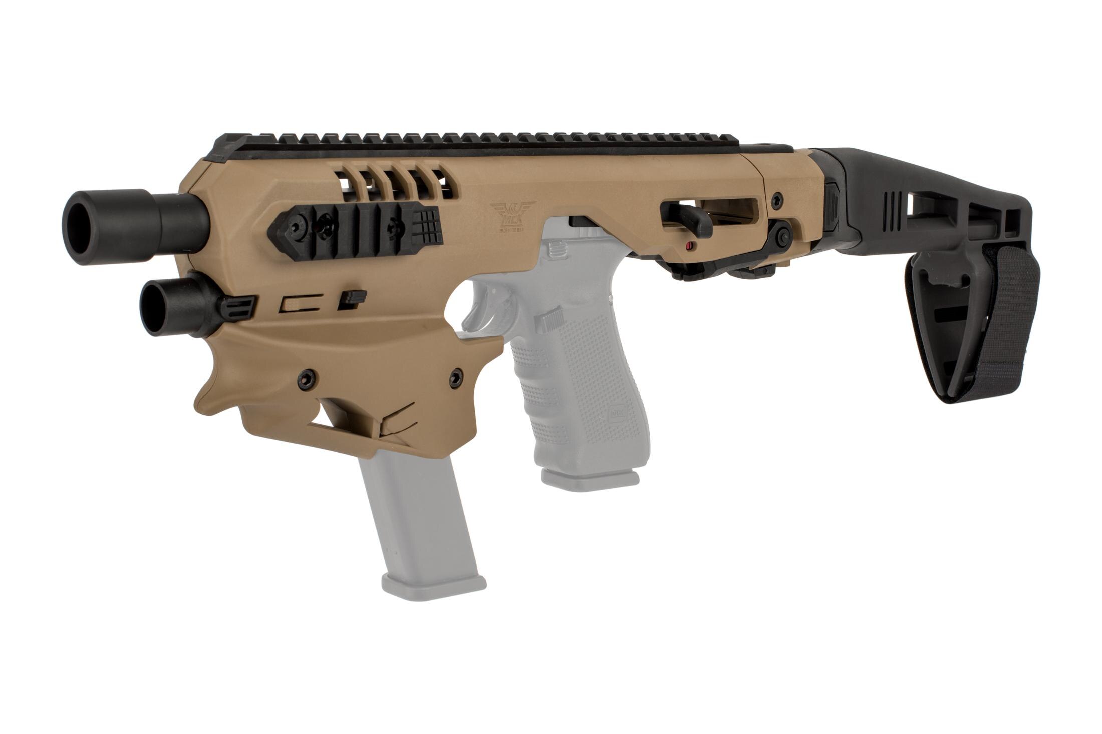 CAA Micro Conversion Kit Glock 20/21 Long Stabilizer - FDE MCK21T