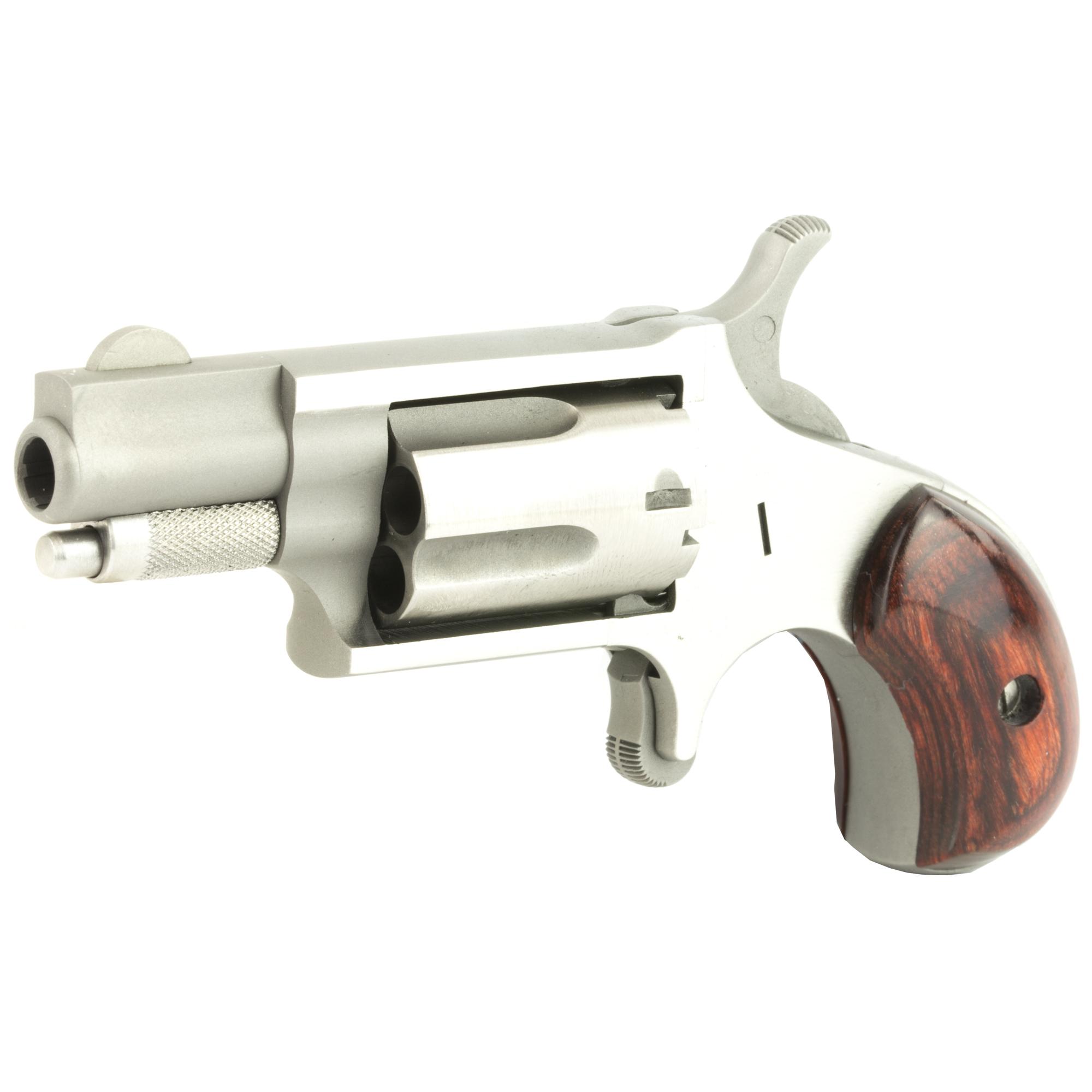 North American Arms Mini Revolver 22LR - Wood Grips NAA22LR