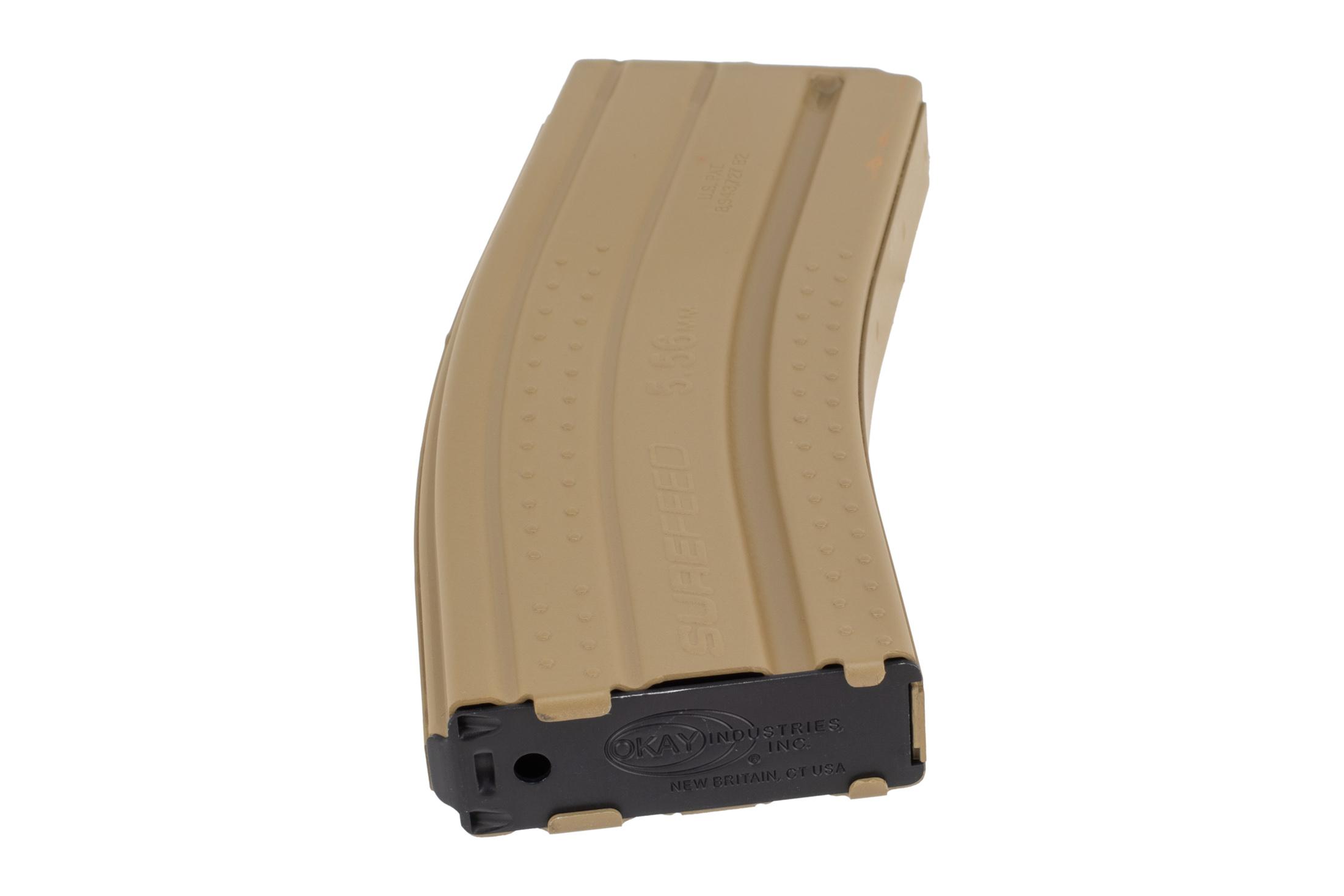Okay Industries SureFeed E2 AR-15 Magazine 5.56 - 30rd - FDE OK675-TAN-P
