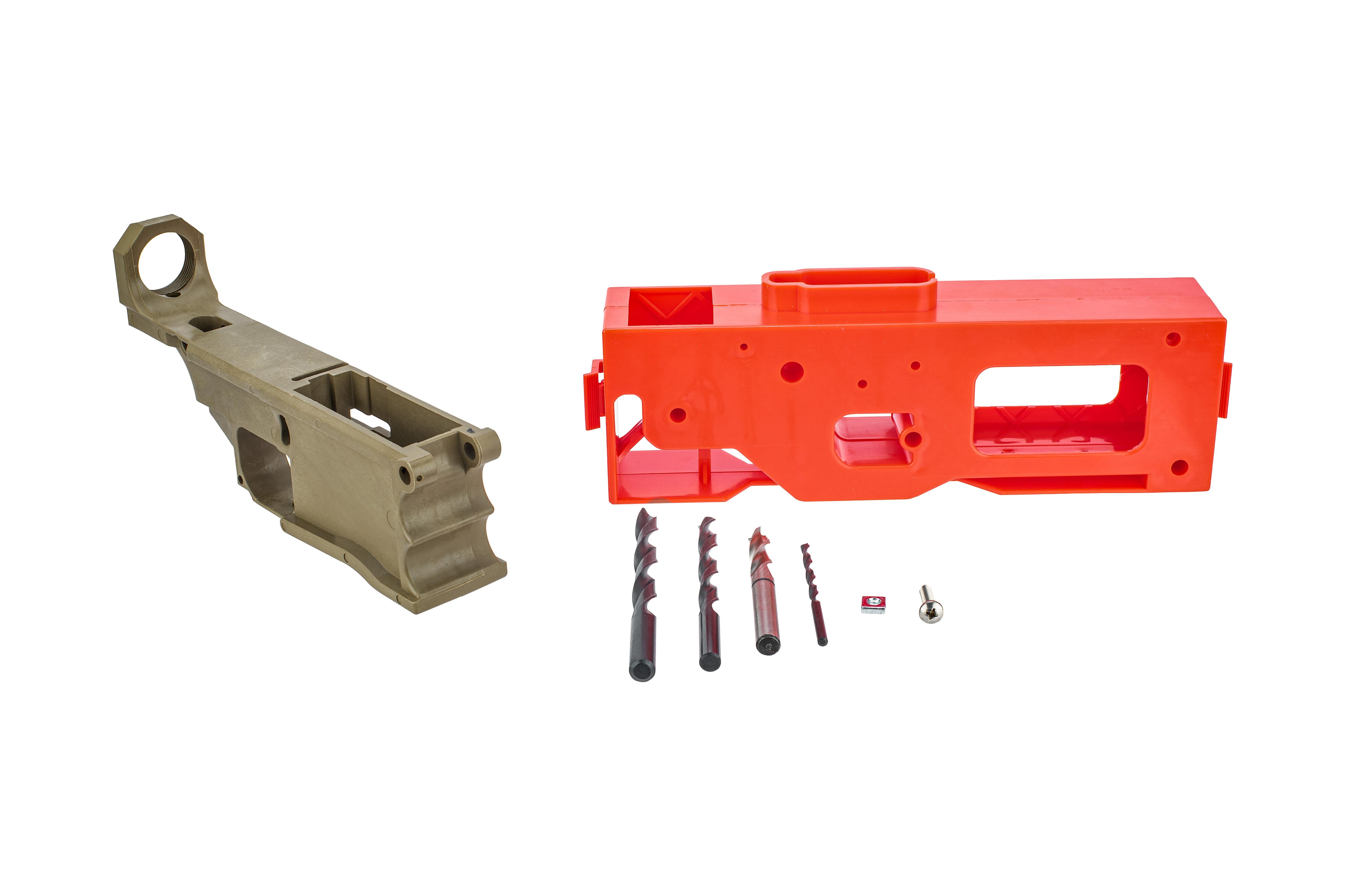 Polymer 80 WARRHOGG 80% 308 Lower Receiver with Jig System - FDE P80 ...