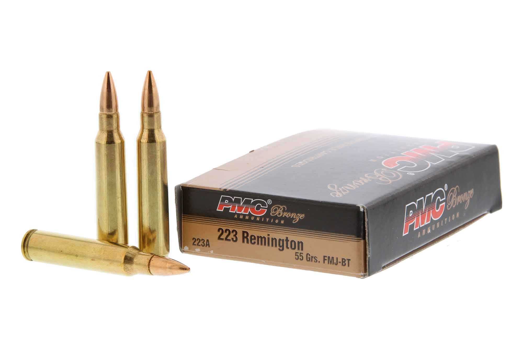 PMC Ammunition Bronze .223 Remington 55 gr FMJ - Box of 20 PMC223A