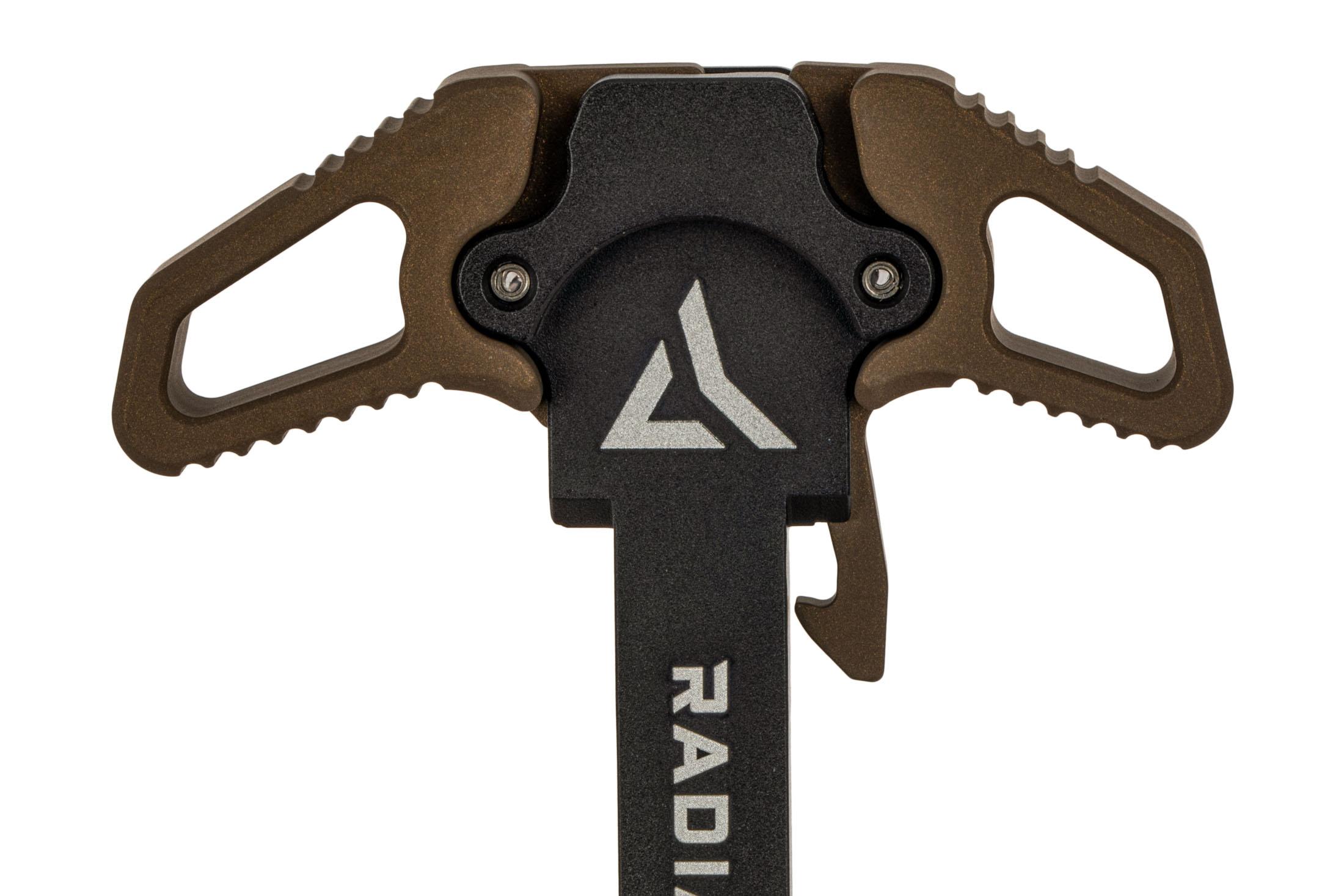 Radian Raptor SD Vented Ambidextrous AR-15 Charging Handle - Brown R0067