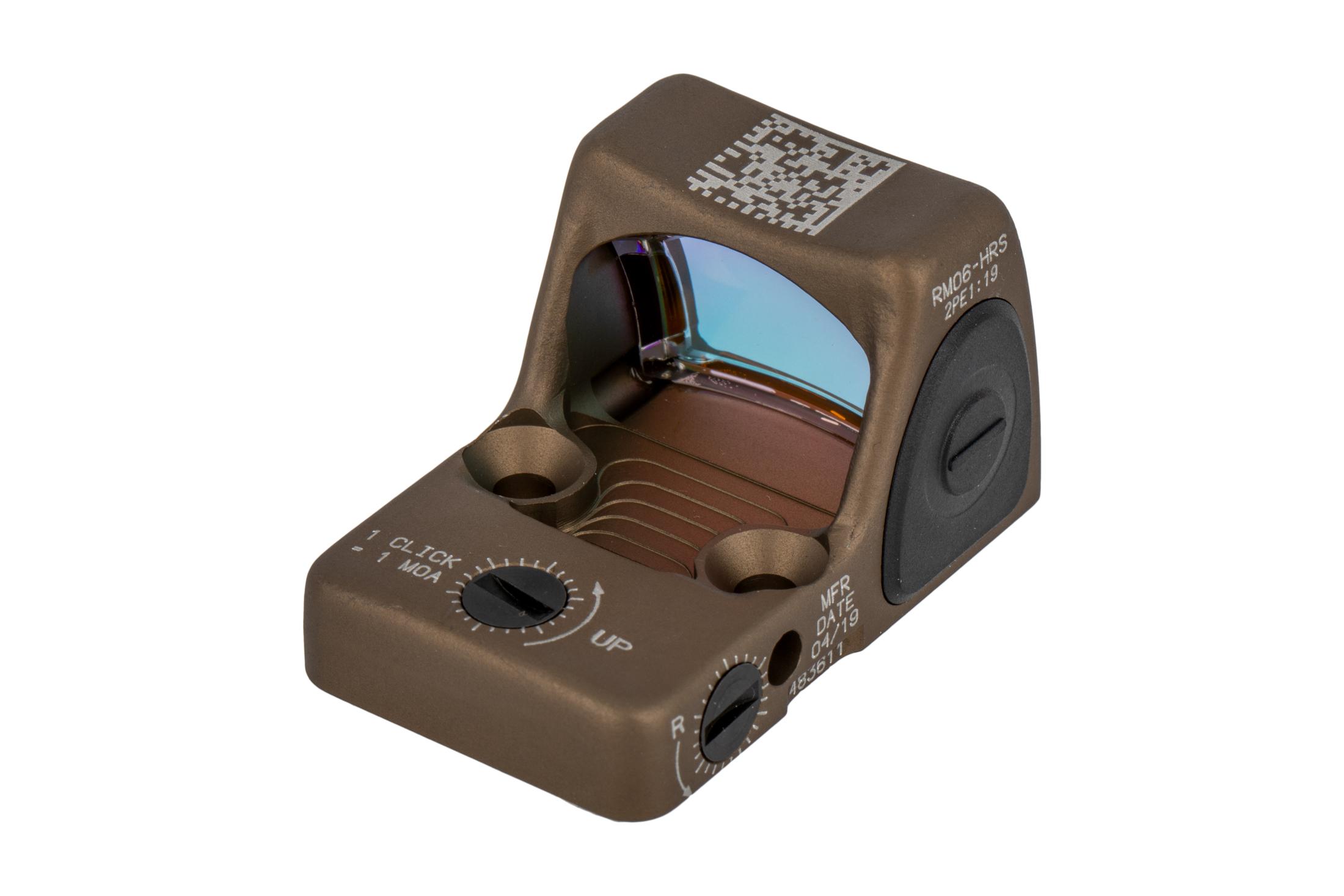 Trijicon RMR Type 2 HRS Adjustable LED Reflex Sight - 3.25 MOA - Hard Anodized Coyote Brown RM06 ...