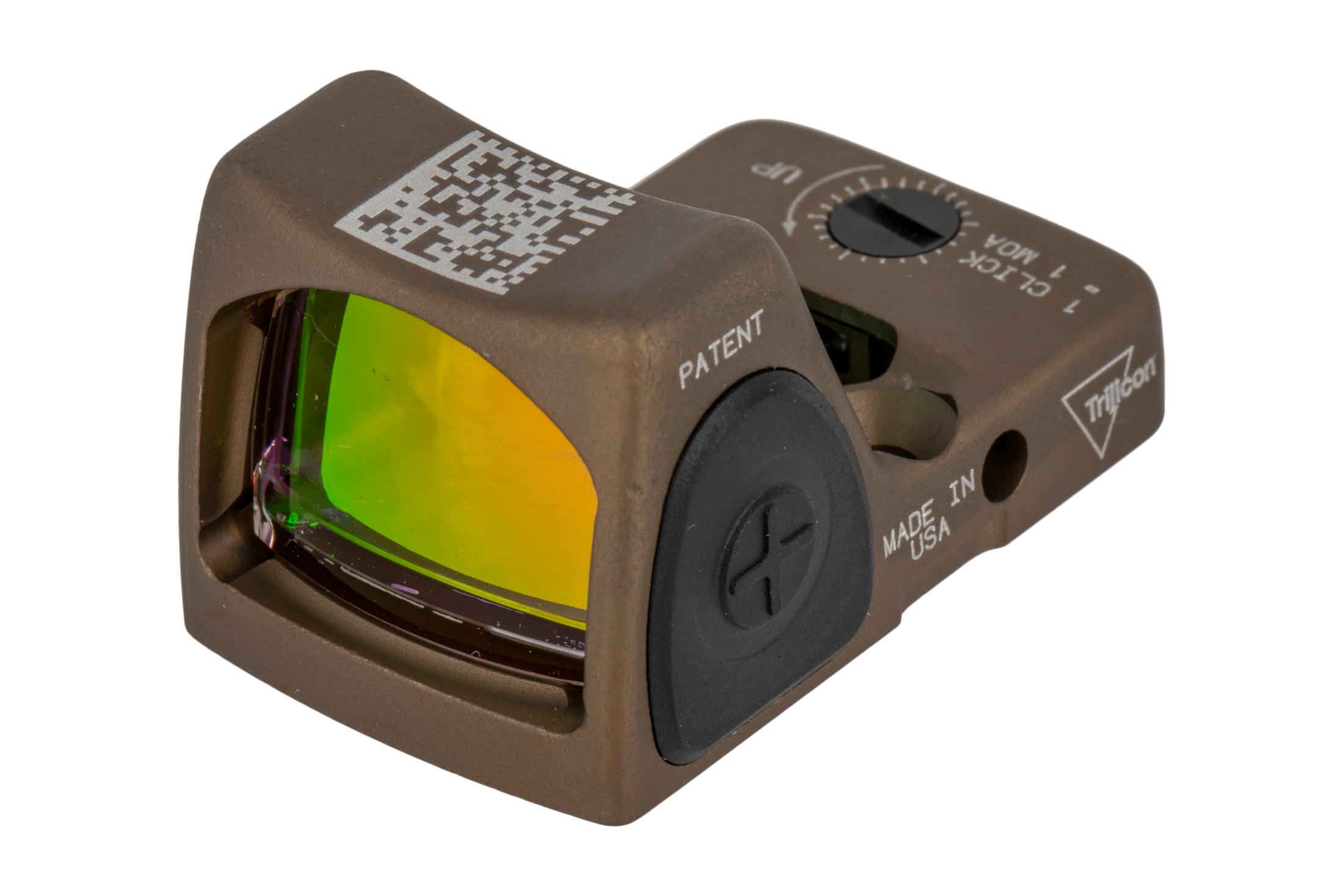 Trijicon RMR Type 2 HRS Adjustable LED Reflex Sight - 3.25 MOA - Hard Anodized Coyote Brown RM06 ...